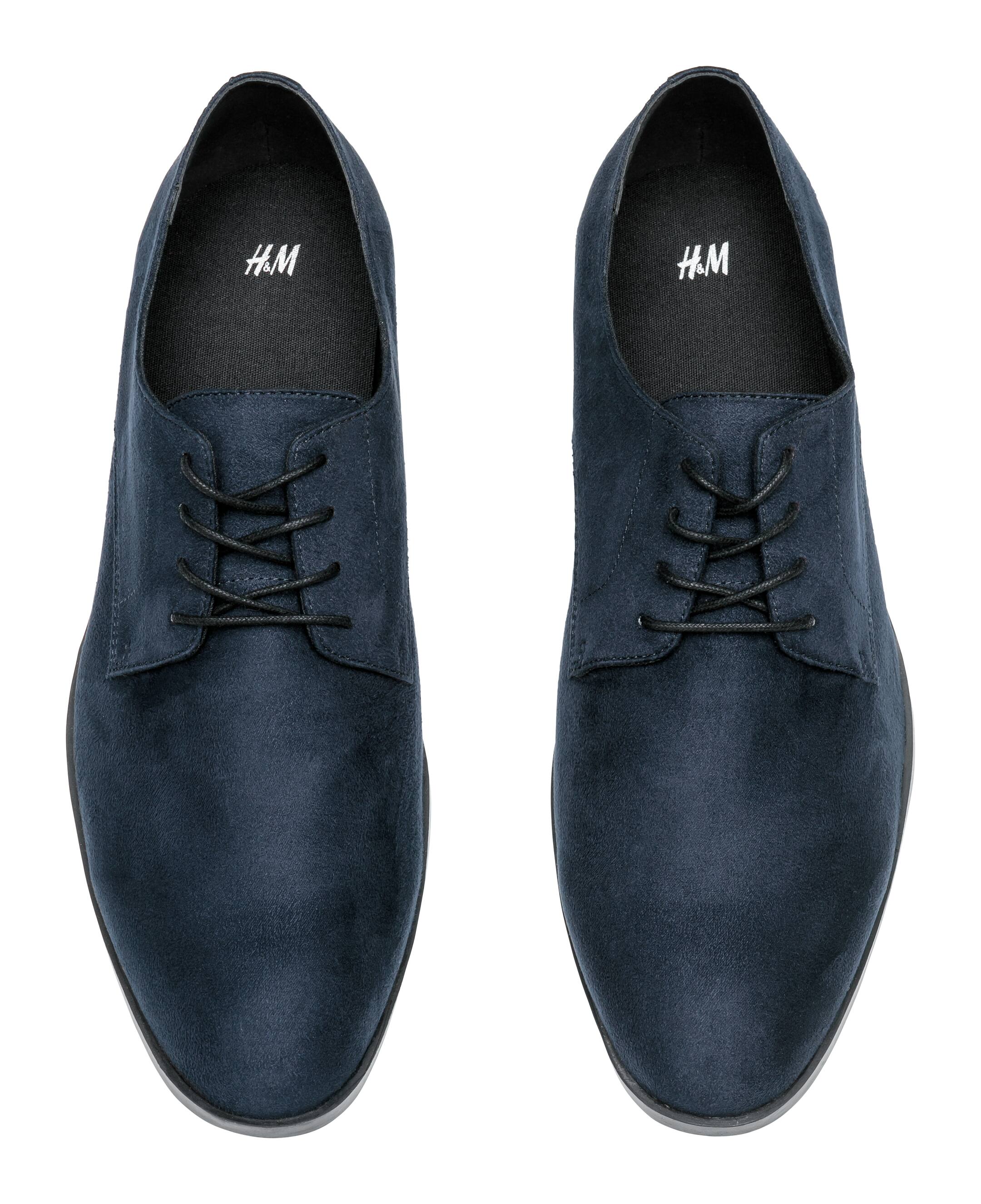 Derby shoes - Dark blue - Men | H&M GB