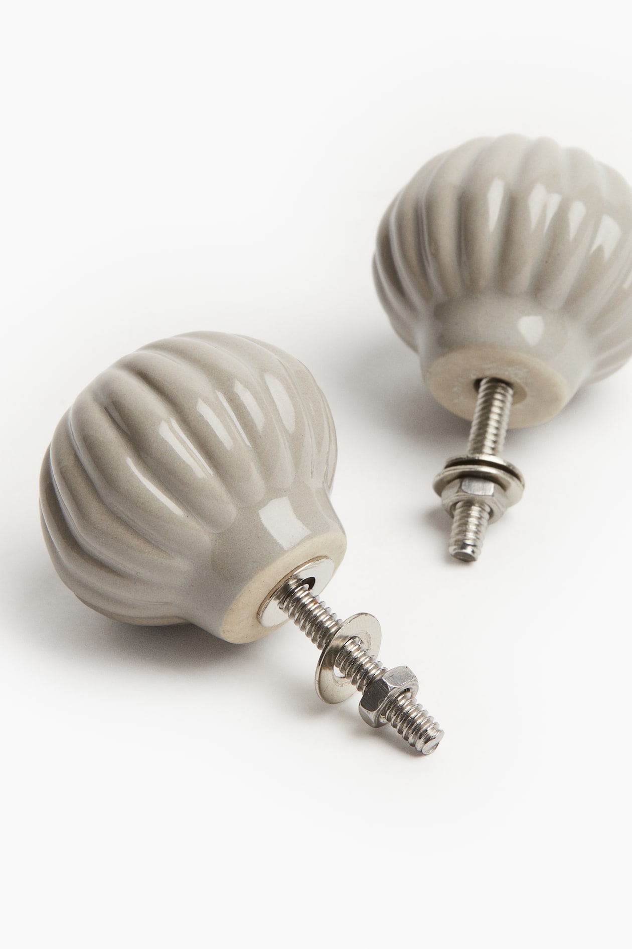 Pomelli in gres 2 pezzi - Greige - HOME | H&M IT