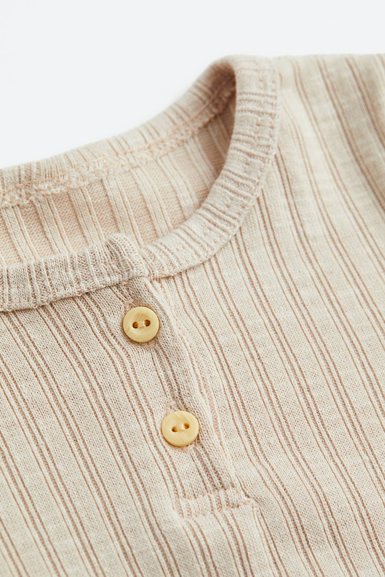 Body henley - Beżowy melanż - Dziecko | H&M PL