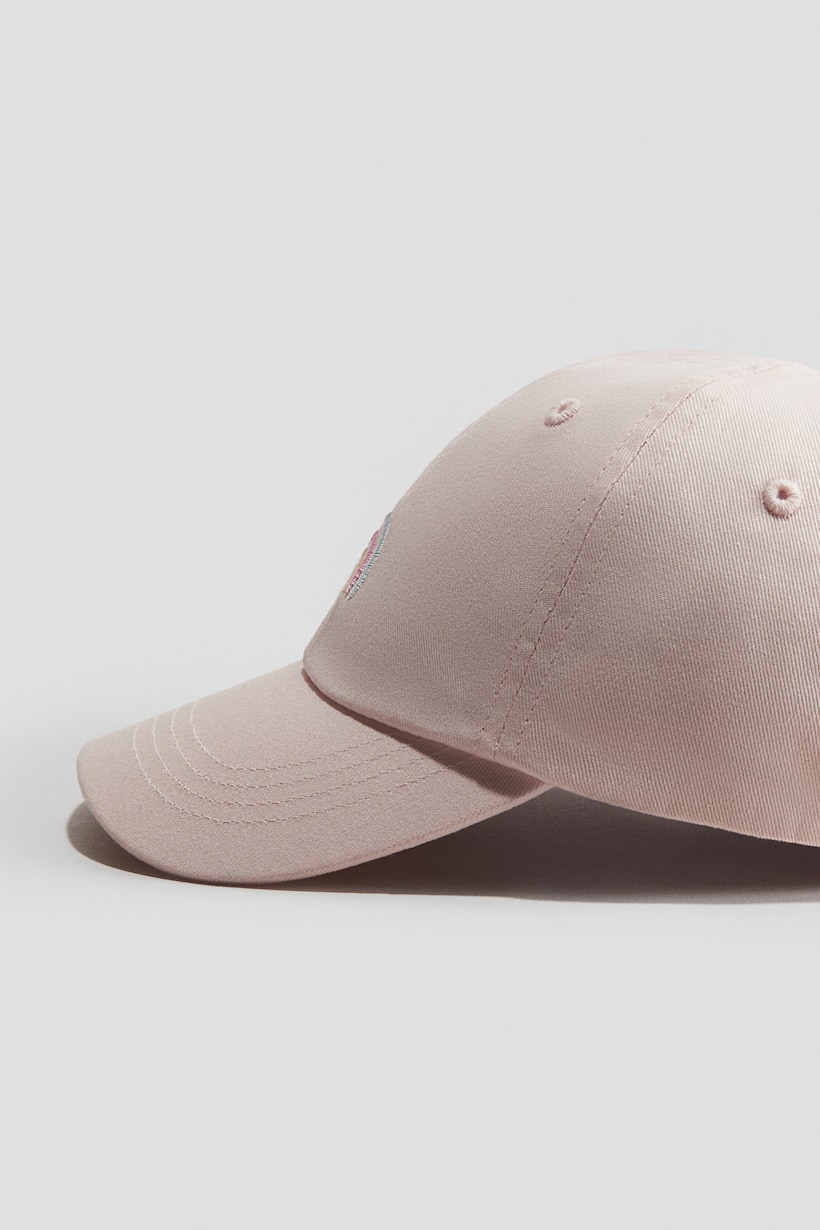 Light pink Cap with Embroidered Detail for kids | H&M US