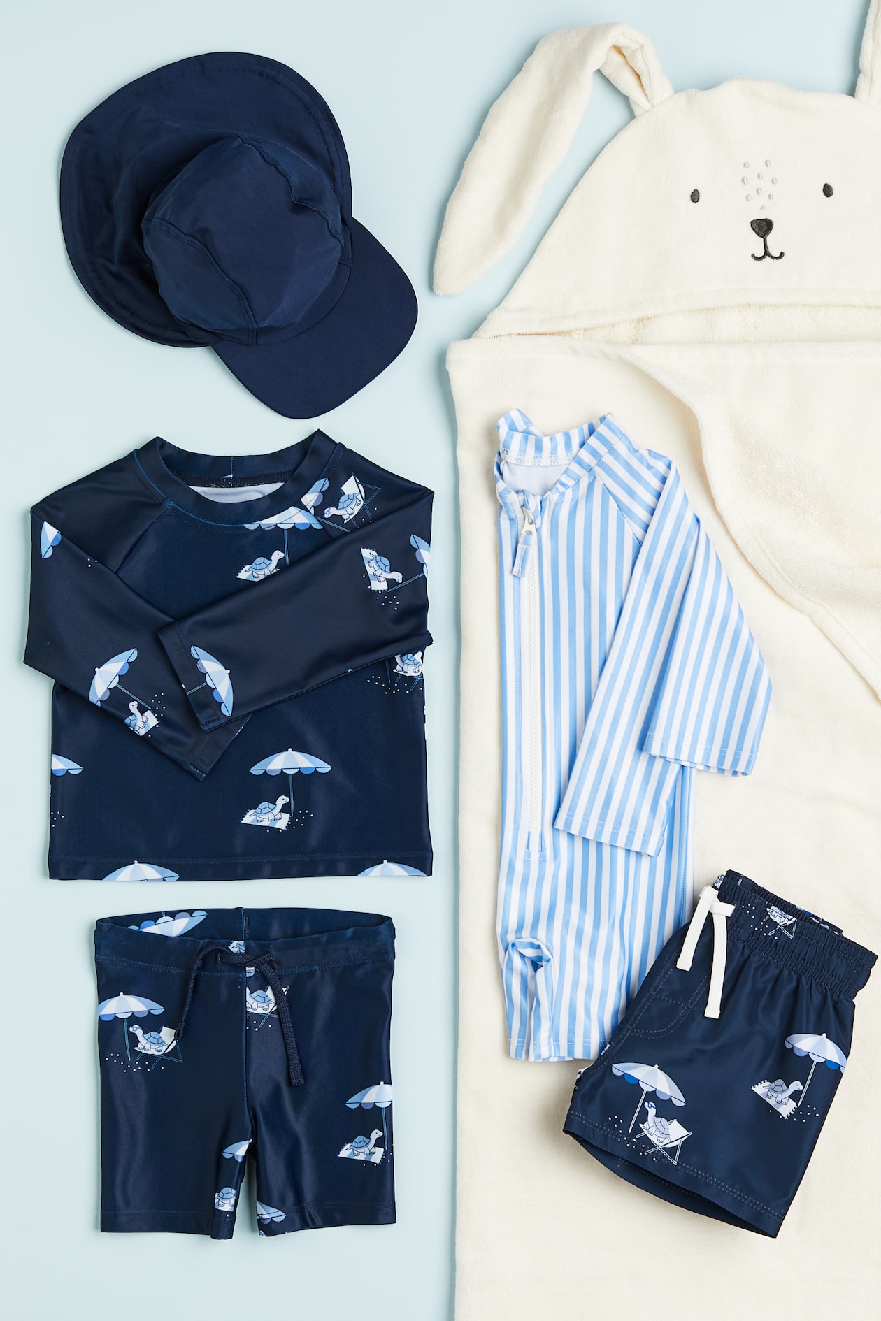 Hooded Bath Towel - Natural white/rabbit - Home All | H&M US