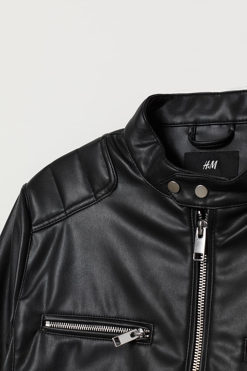 Biker Jacket - Black - Men | H&M US