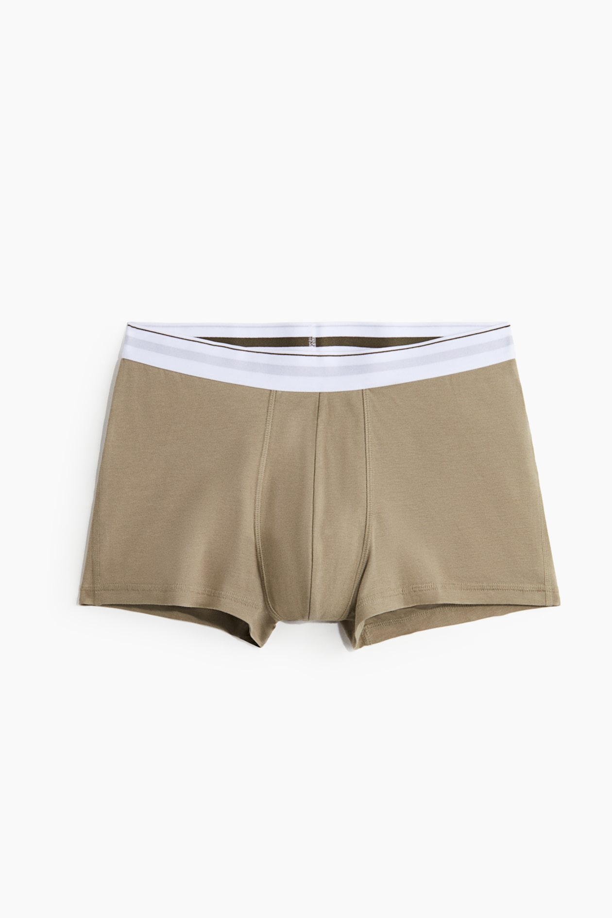 3-Pack Short Boxer Briefs with Lycra® - Beige/gray melange/khaki green ...