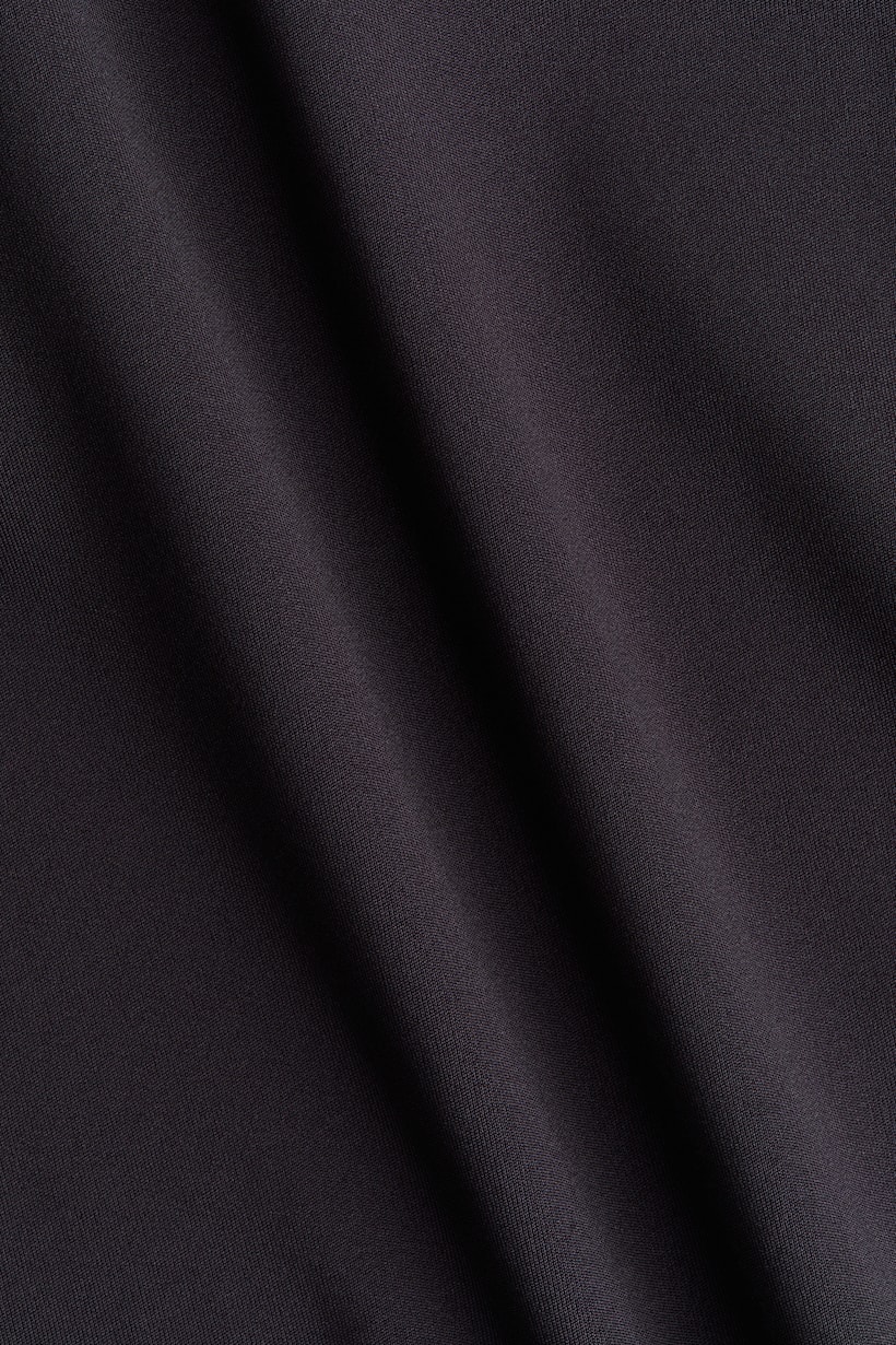 Women's Black Long-Sleeved Microfiber Top | H&M US