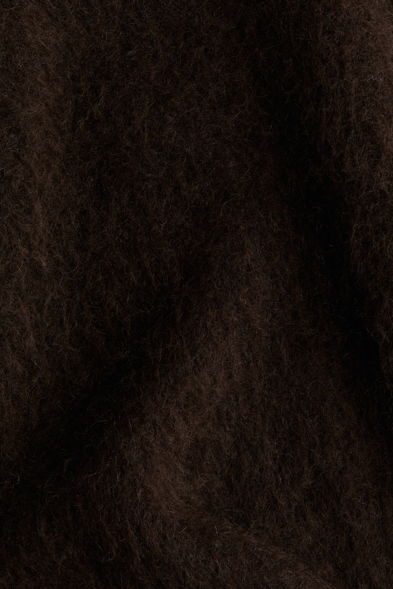 Oversized Mohair-Blend Sweater - Dark brown - Ladies | H&M US