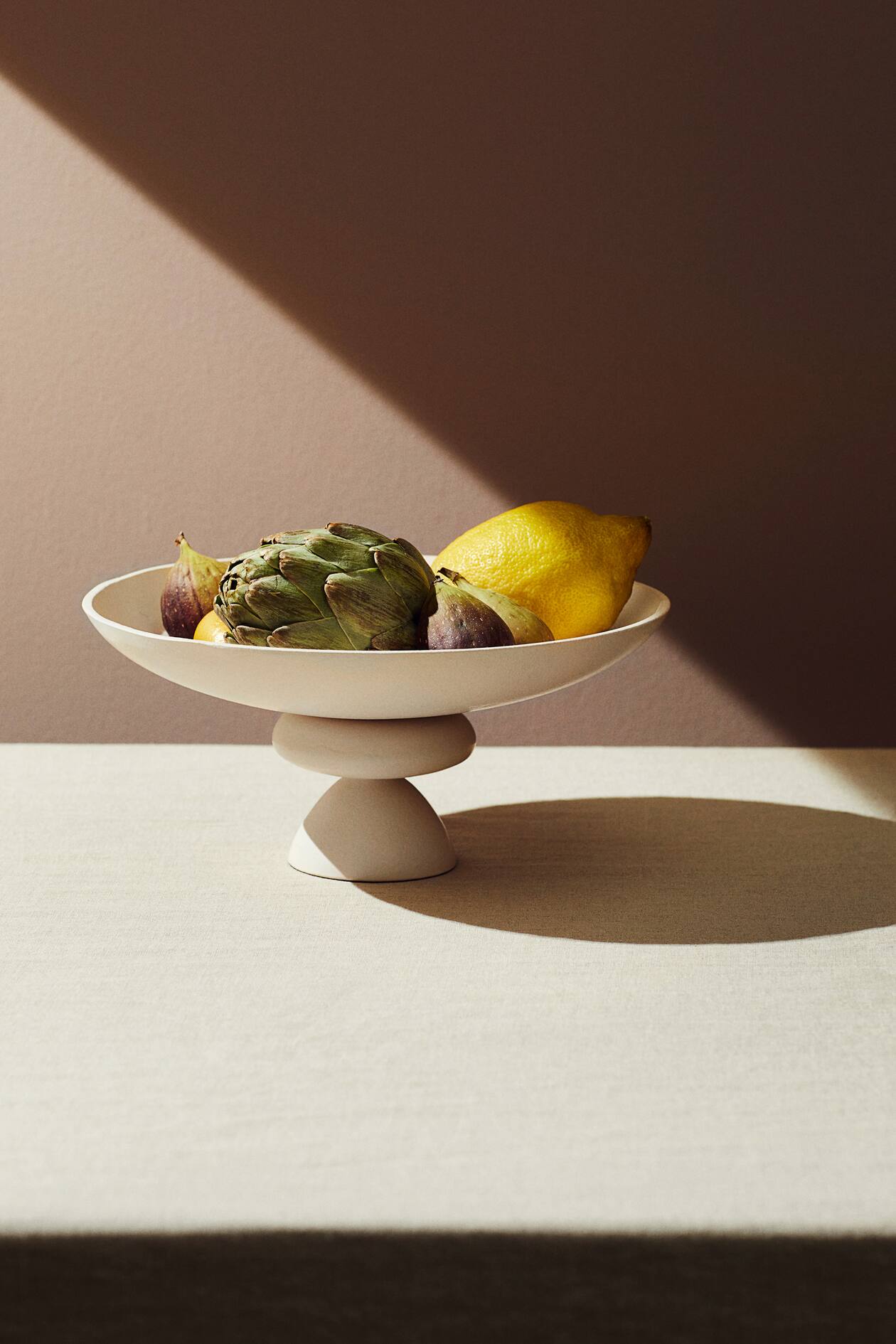 Sculptural Metal Bowl - Natural white - Home All | H&M US