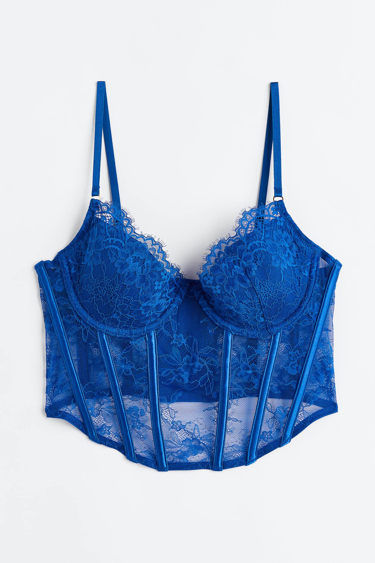 Padded bustier - Bright blue - Ladies | H&M GB