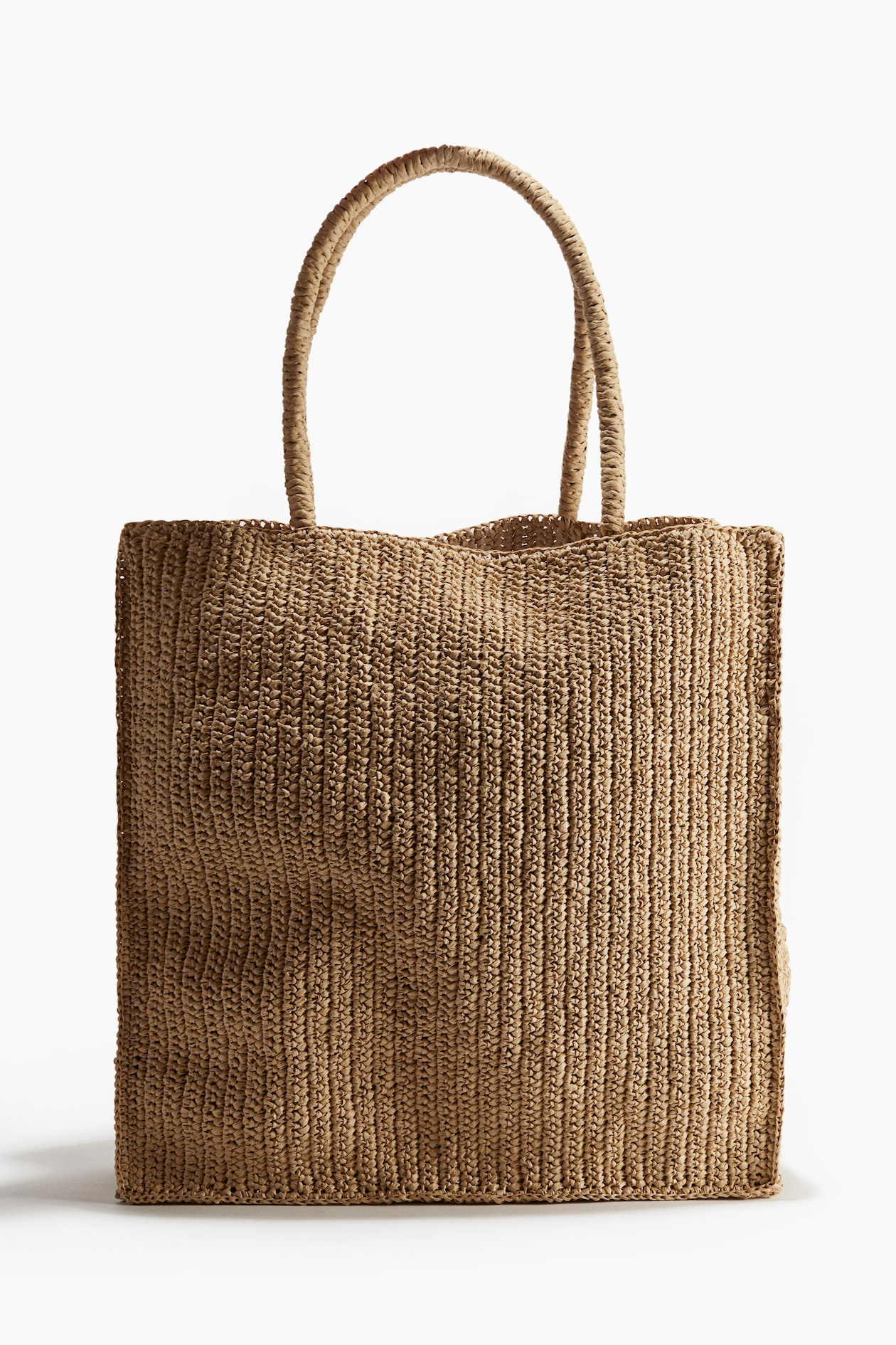 Straw shopper - Beige - Men | H&M