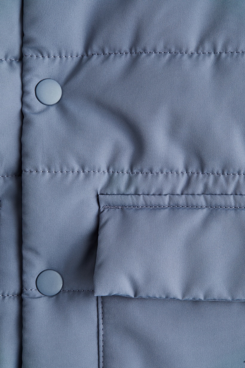 Dusty blue Puffer Vest for kids | H&M CA