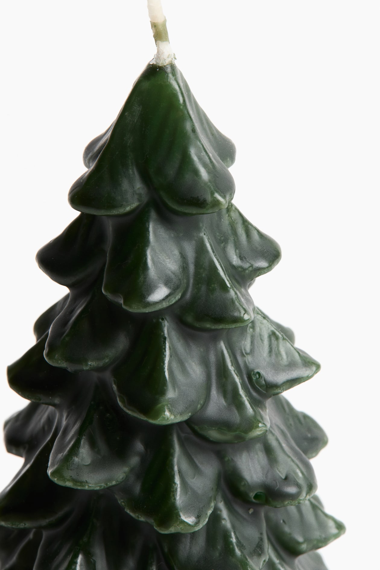 Dark green Small Fir-Tree-Shaped Candle at H&M Home | H&M CA