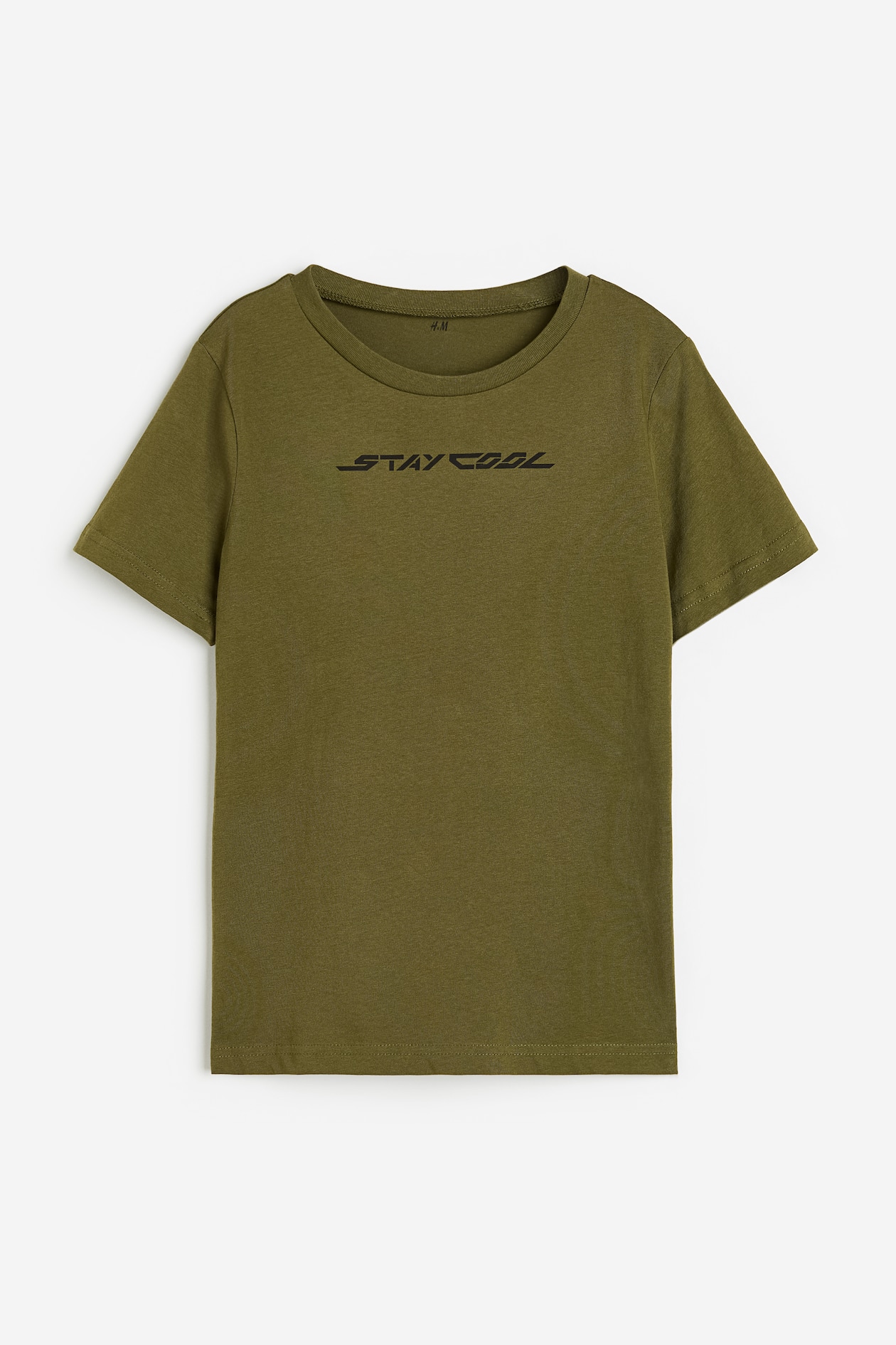 Playera - Verde caqui/Stay Cool - Kids | H&M MX