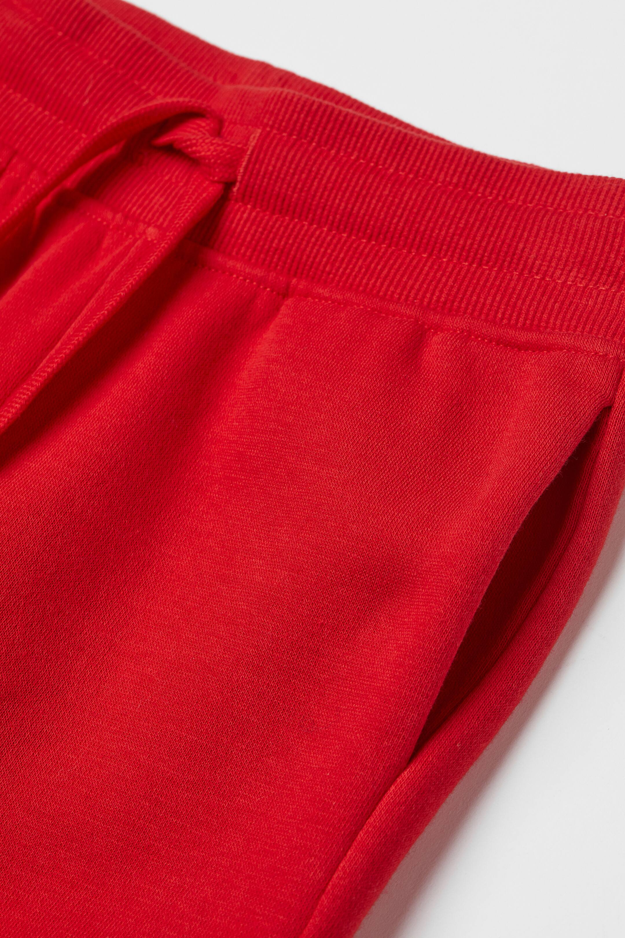 Brushed-inside joggers - Red - Kids | H&M GB