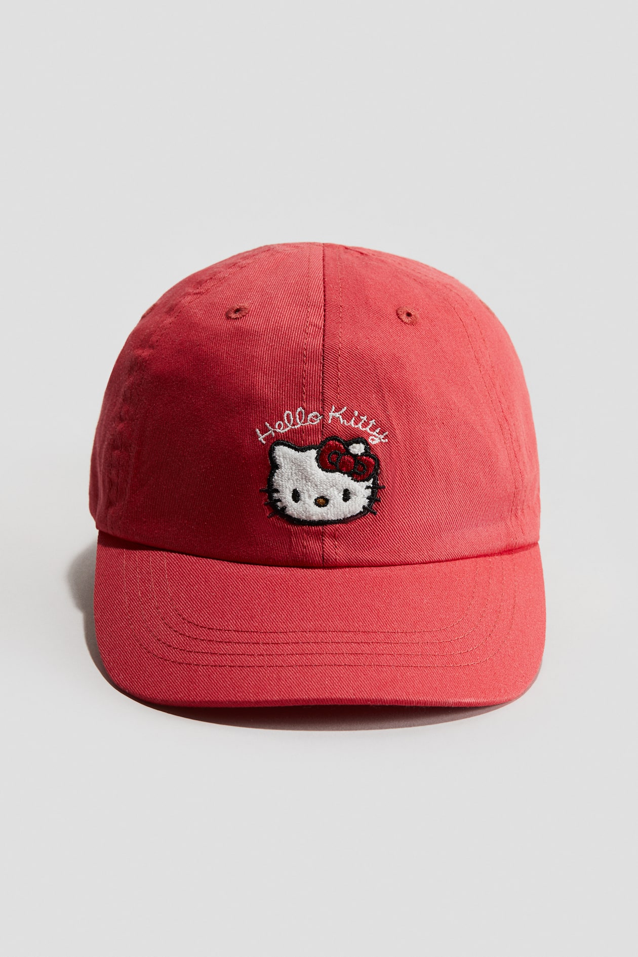 Mũ lưỡi trai cotton - Màu đỏ/Hello Kitty - Kids | H&M VN