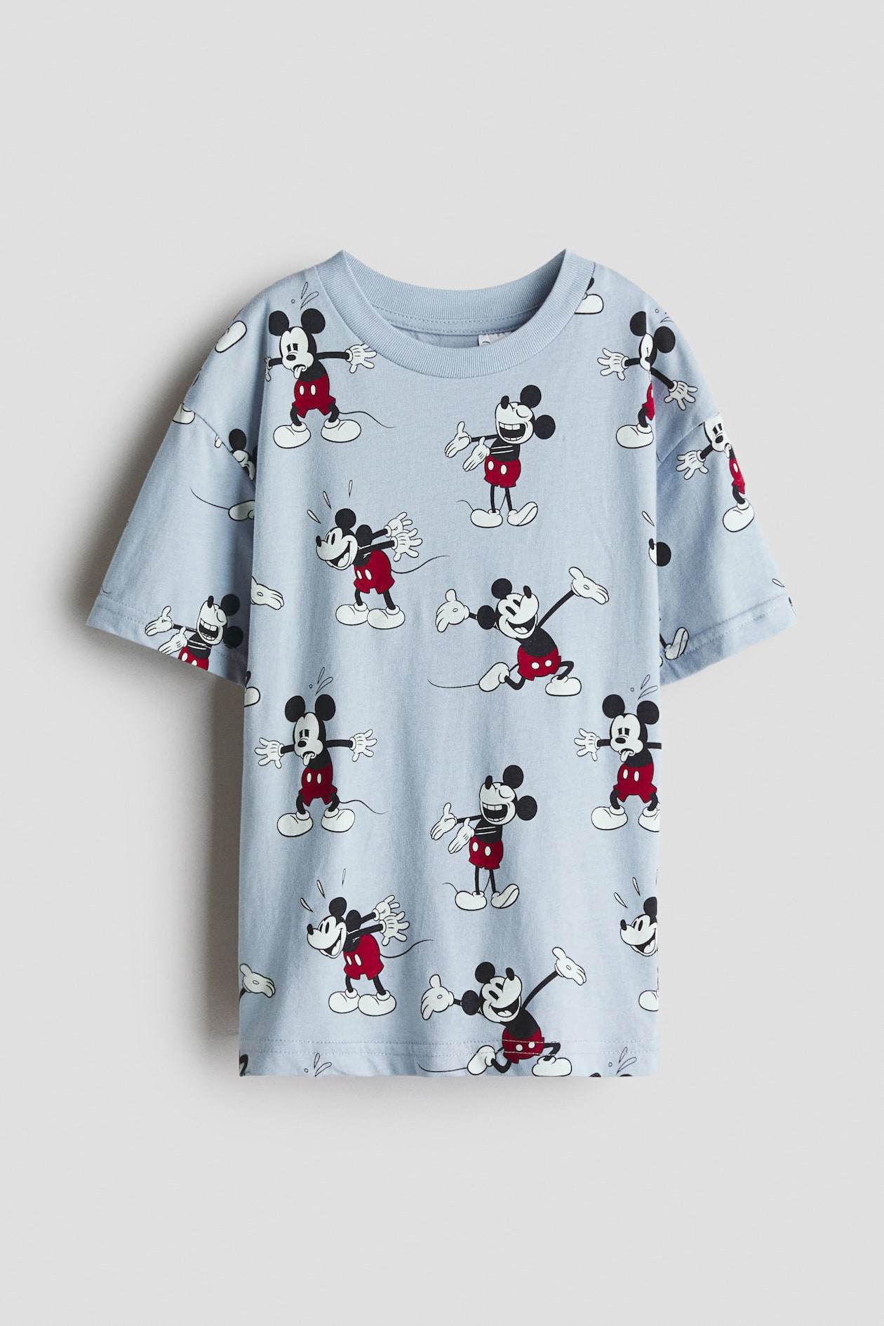 Light blue/Mickey Mouse Printed T-shirt for kids | H&M CA