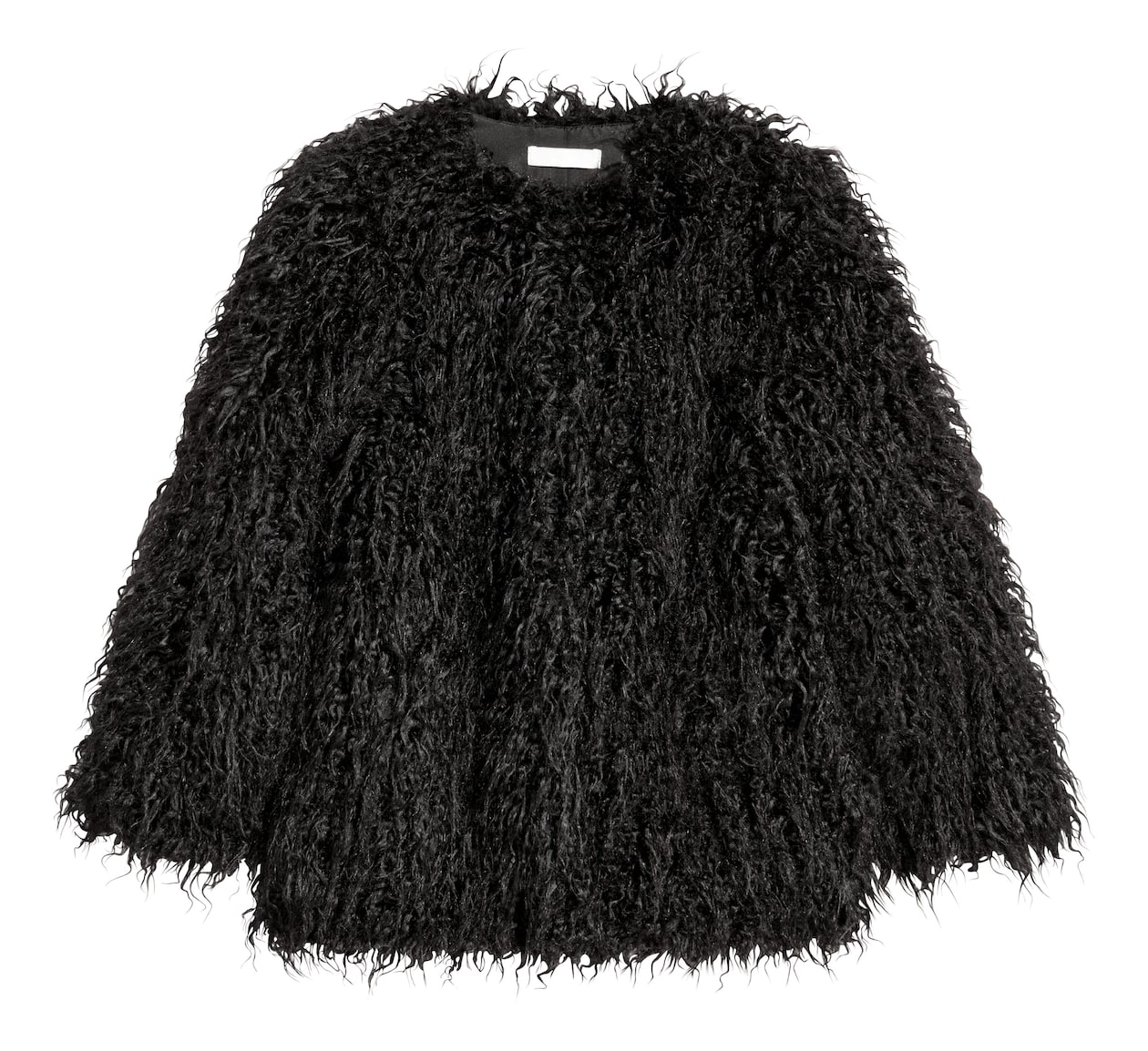 Women's Black Faux fur jacket | H&M GB