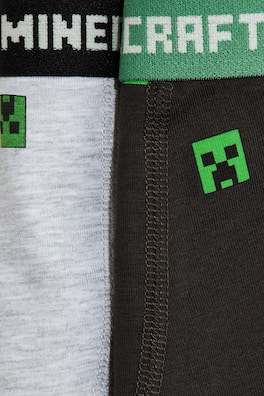 Black/Minecraft 5-pack Boxer Briefs for kids | H&M US