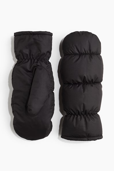 Padded mittens - Black - Ladies | H&M GB