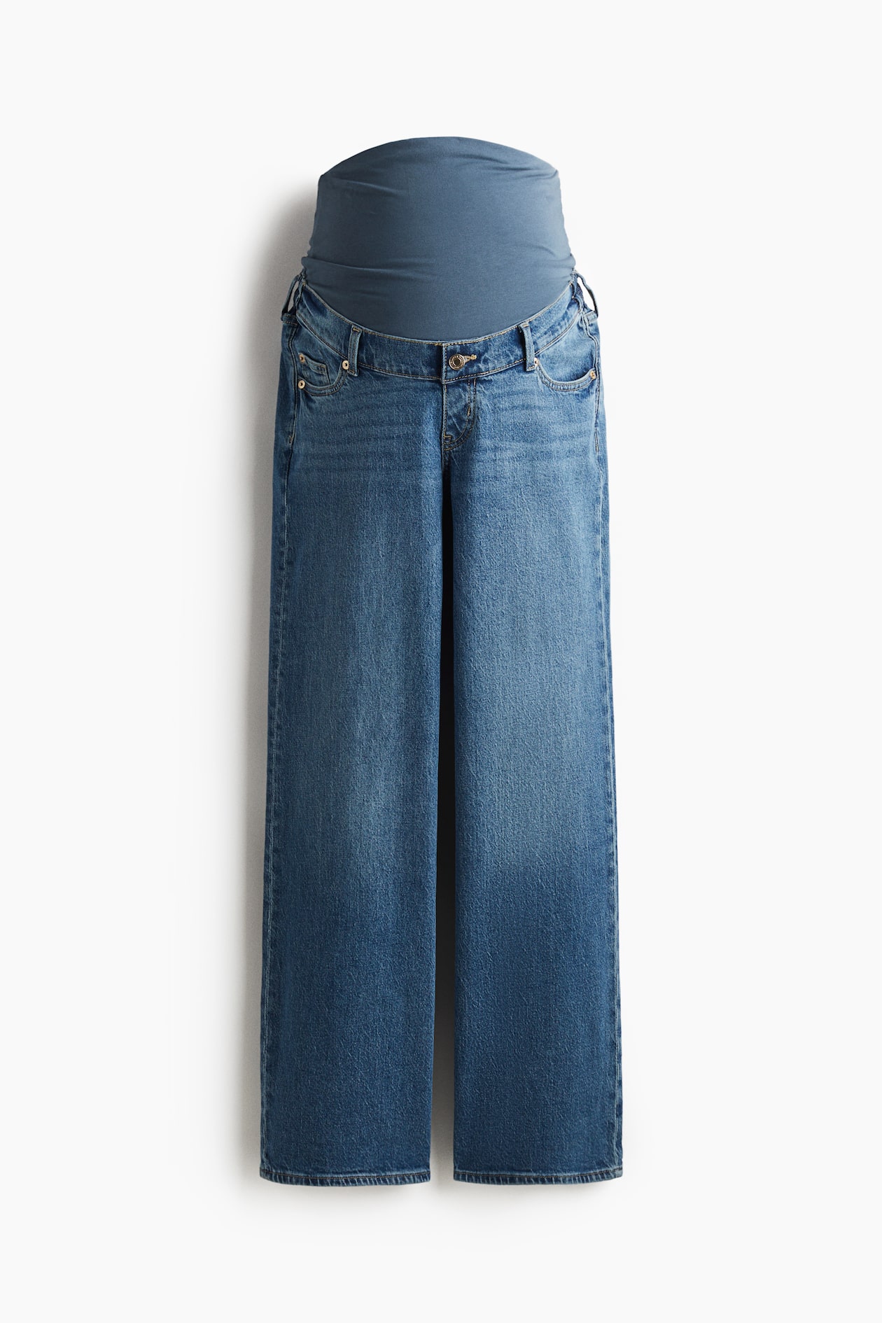 Women's Denim blue MAMA Wide jeans | H&M GB
