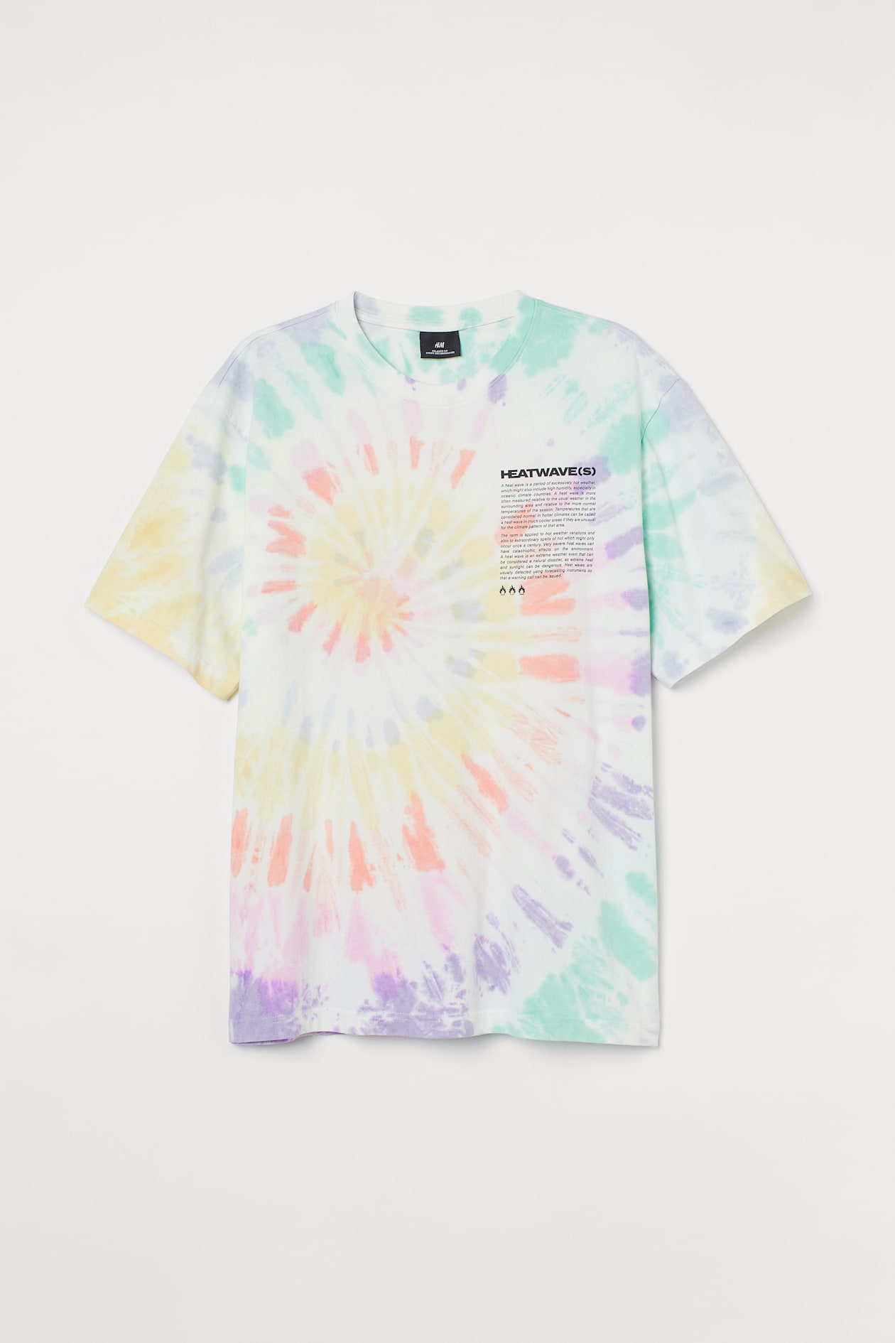 Majica s aplikacijom Loose Fit - Svetložuta/Heatwave - Men | H&M RS