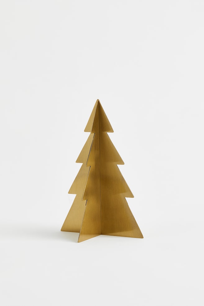 Tree-shaped Table Decoration - Gold-colored/Christmas tree - Home All ...
