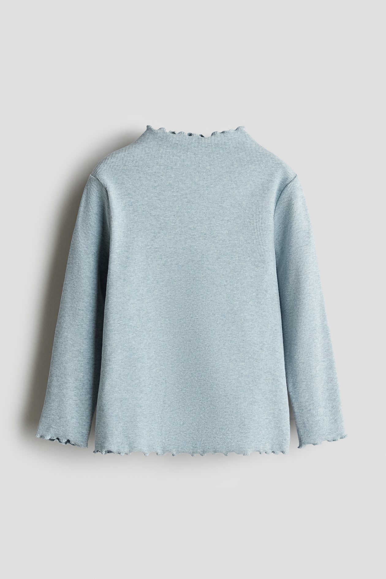Light turquoise Mock Turtleneck Cotton Top for kids | H&M US