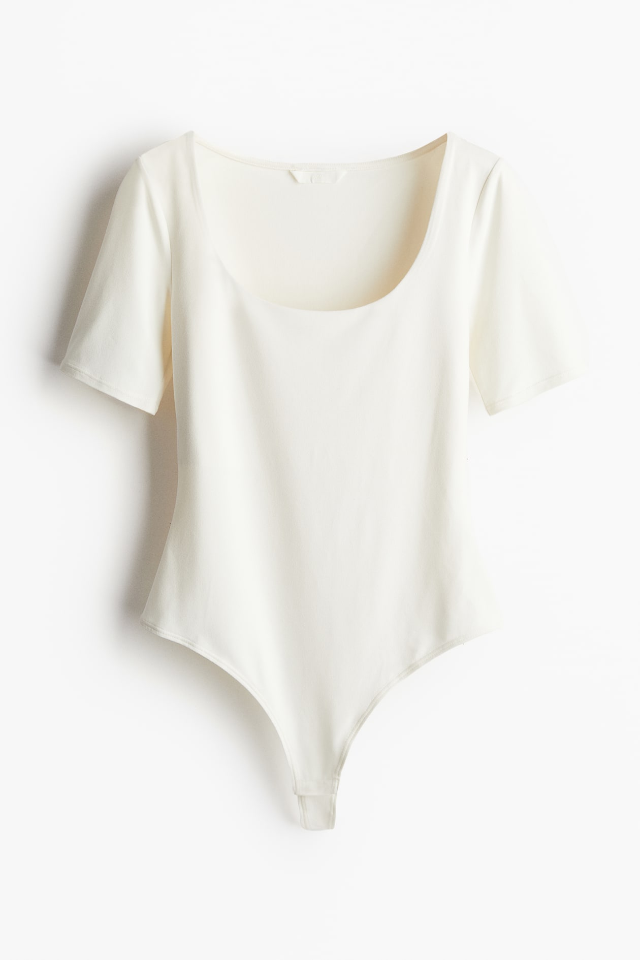 Body Thong de mangas curtas - Branco - SENHORA | H&M PT