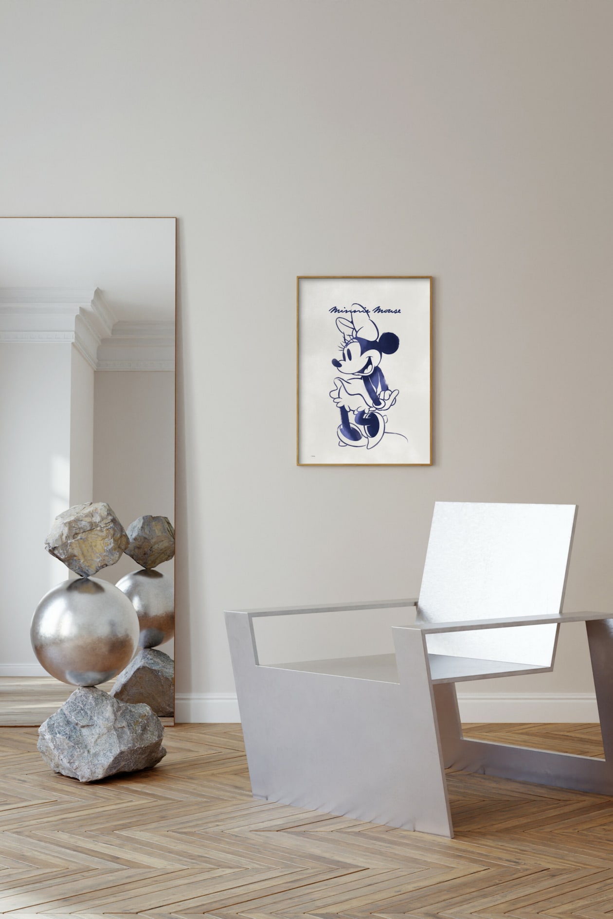 Disney - Minnie Mouse Blue - Minnie Mouse - Poster & Frame - Home All ...