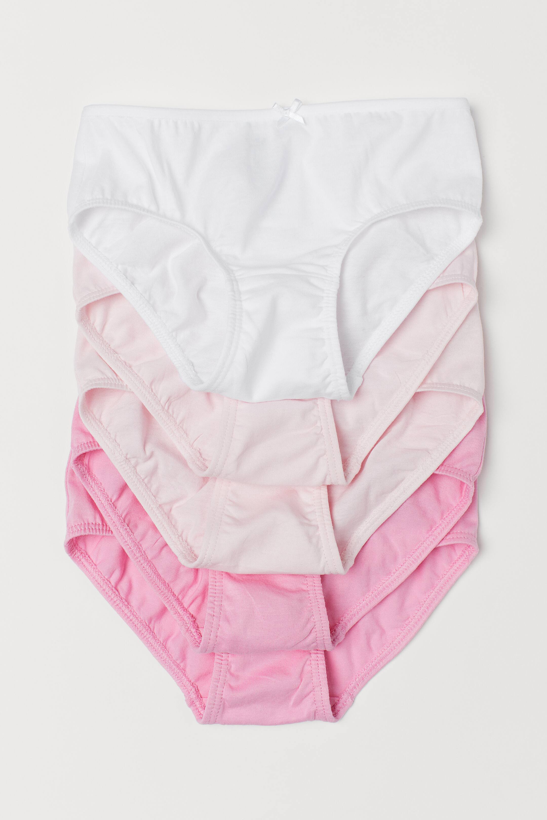 5-pack trosa - Vit/Ljusrosa - BARN | H&M SE