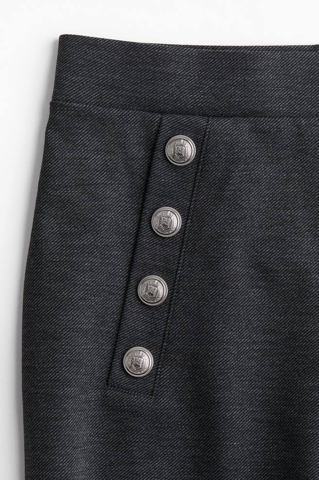 Women's Dark grey Button-front trousers | H&M GB