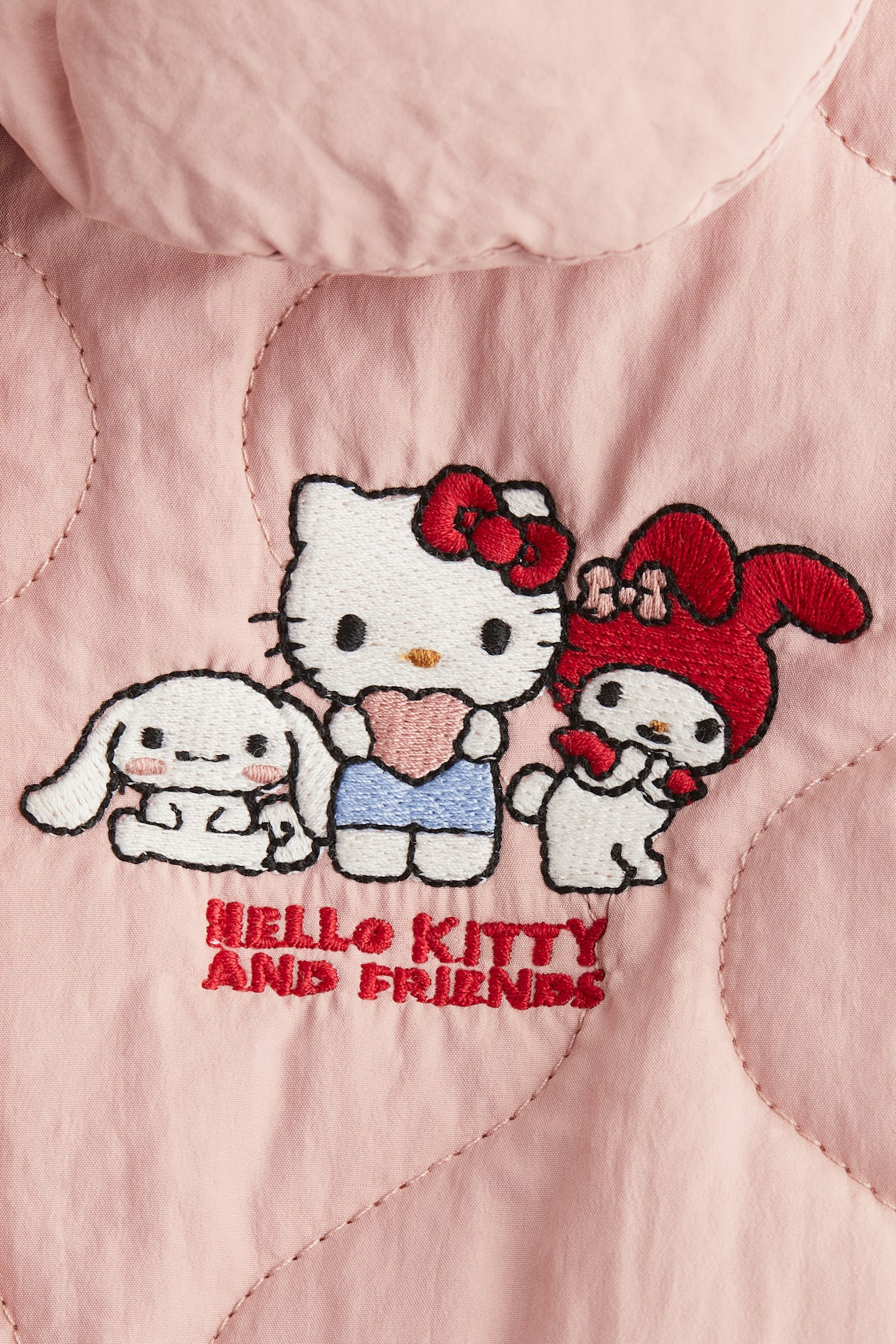 Light pink/Hello Kitty Quilted Vest for kids | H&M US