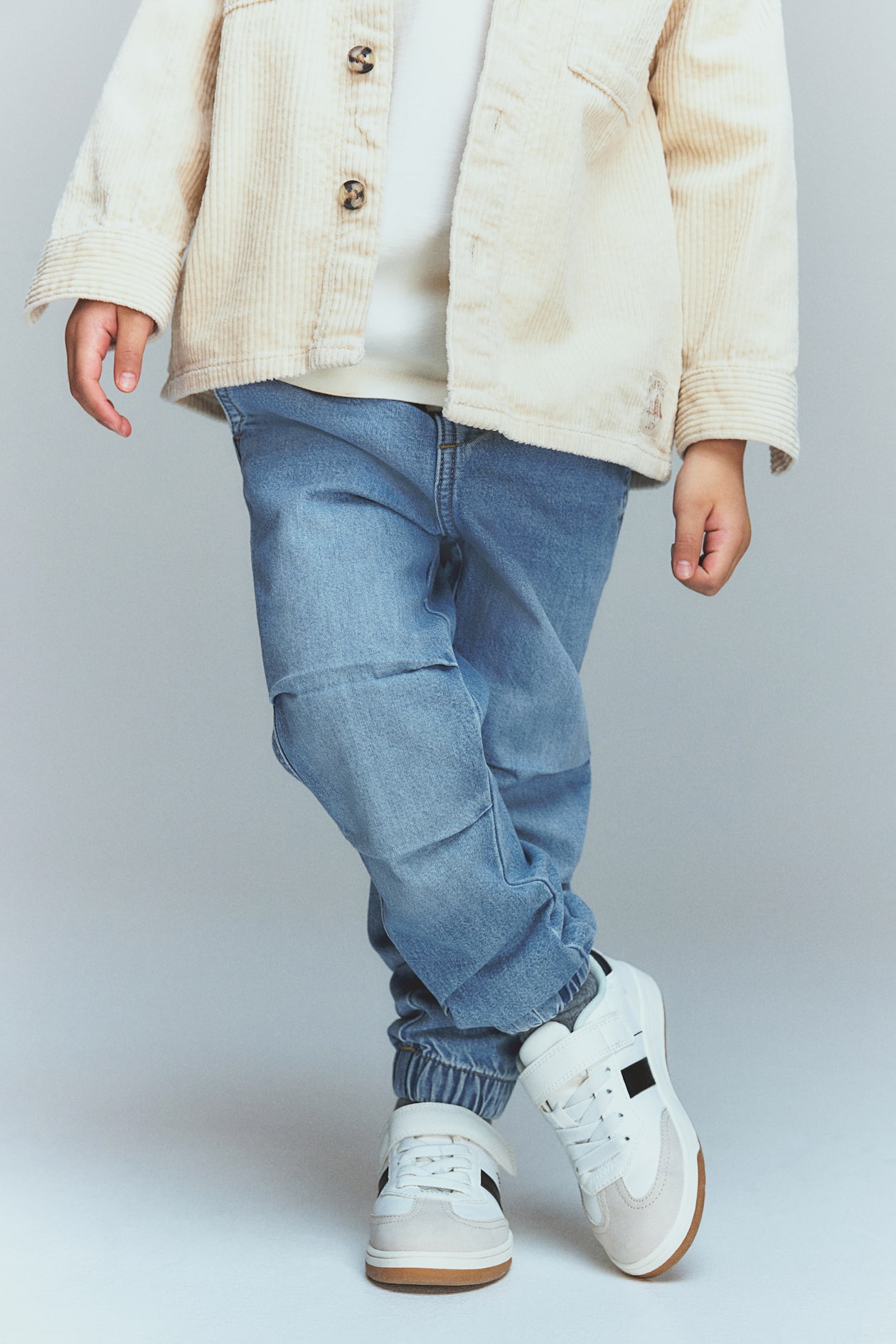 Denim Joggers - Light denim blue - Kids | H&M US