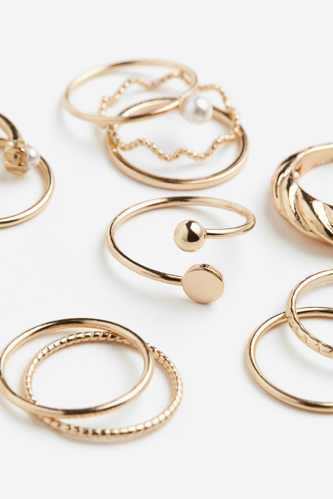 11-pack Rings - Gold-colored - Ladies | H&M US