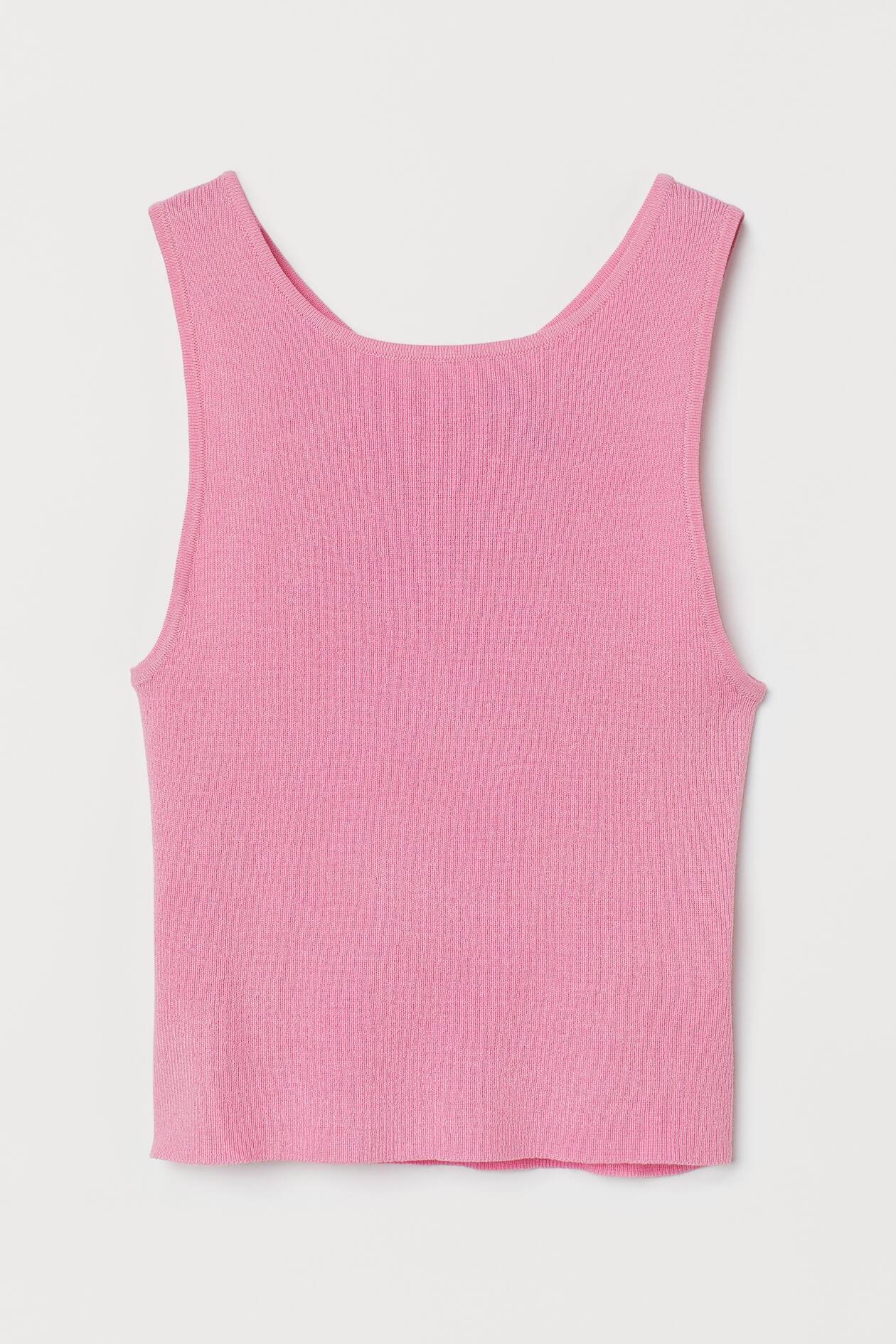 Cut-out Top - Pink - Ladies | H&M CA