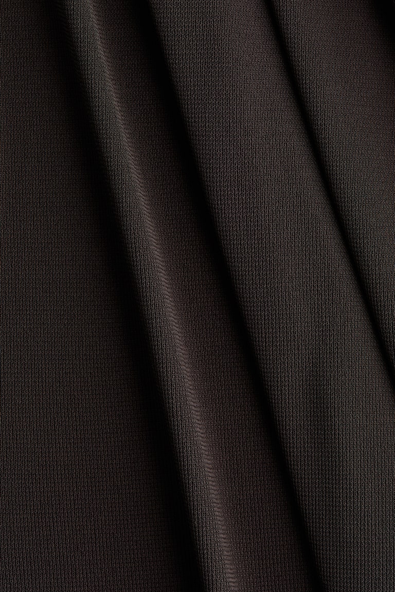 Women's Dark brown A-Line Jersey Skirt | H&M CA