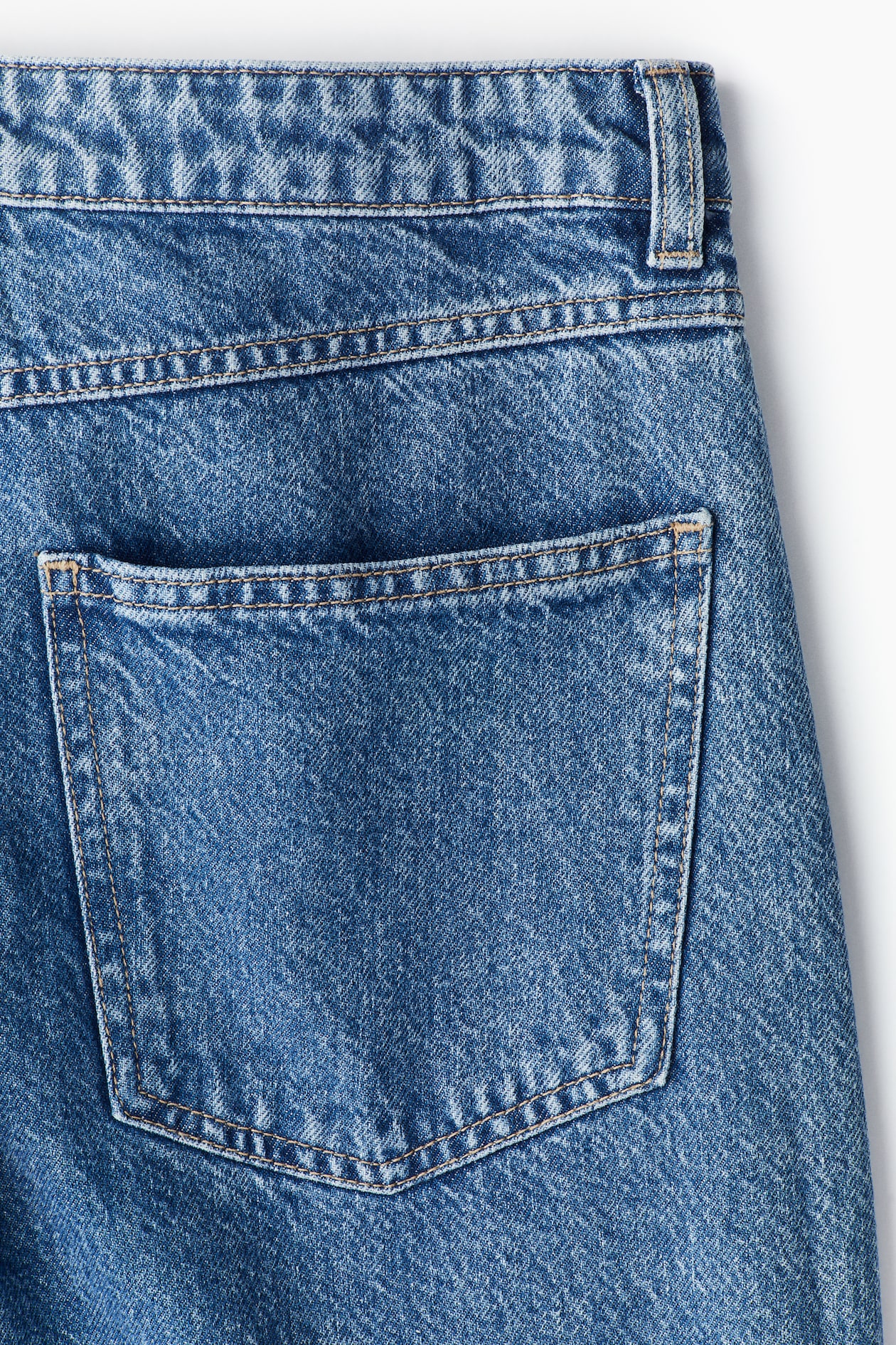 Women's Denim blue Barrel Regular Jeans | H&M US