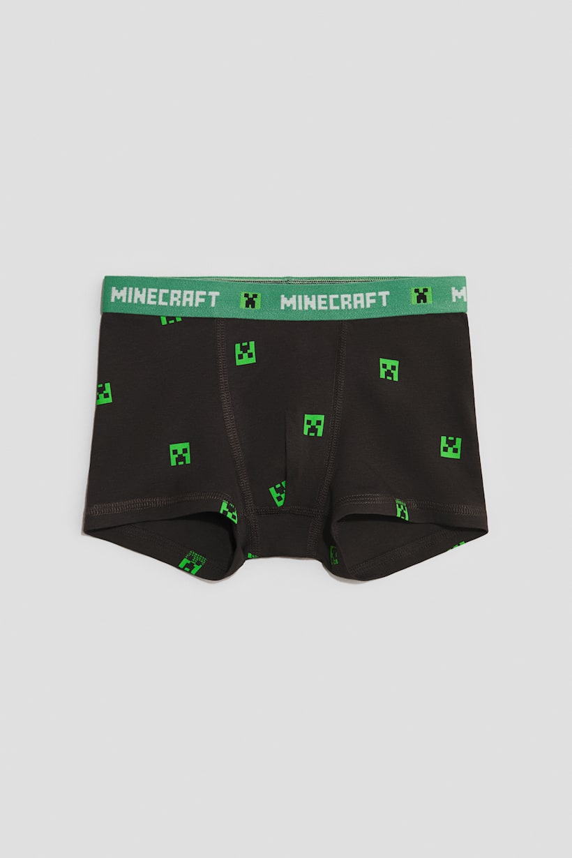 Black/Minecraft 5-pack Boxer Briefs for kids | H&M US