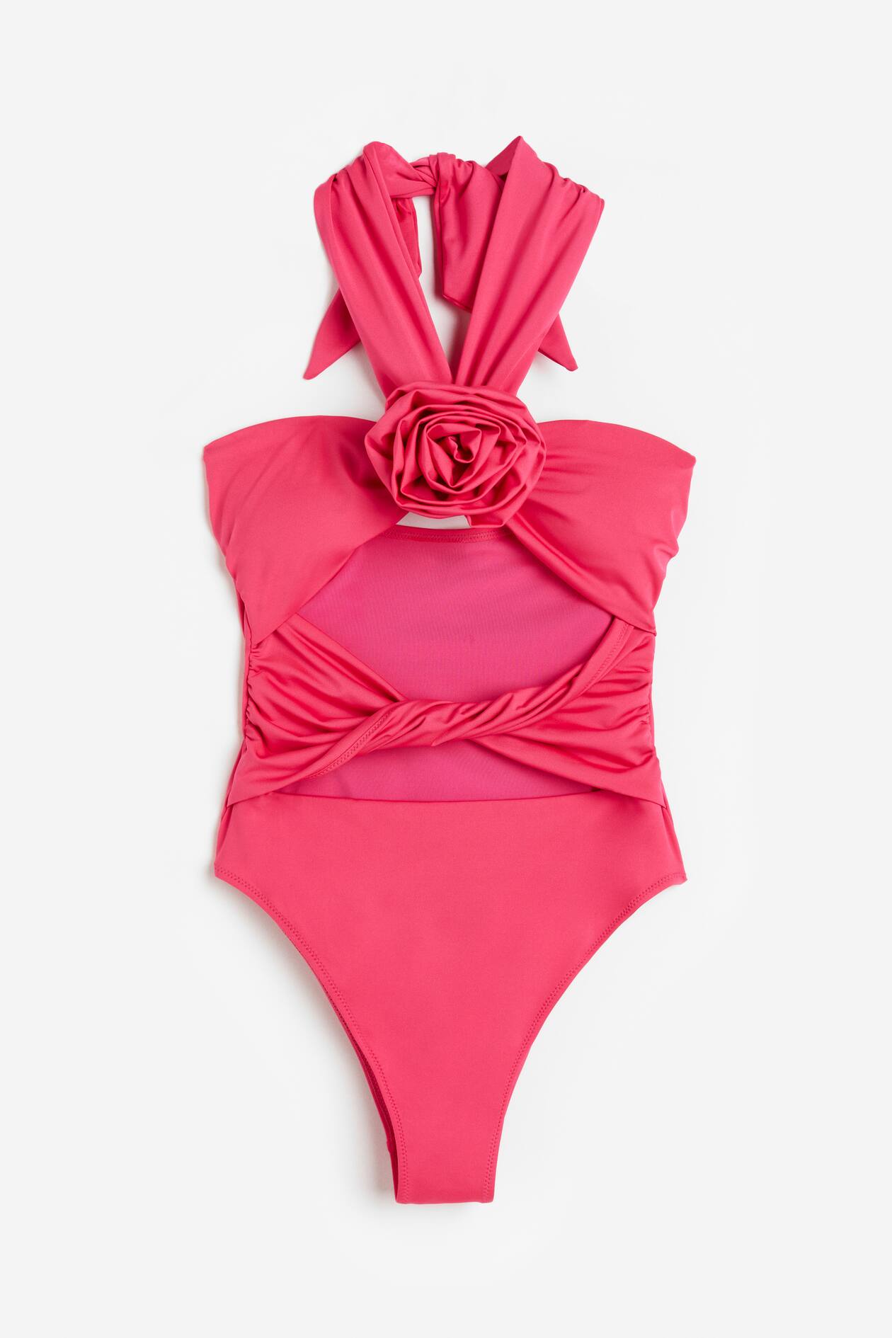 Women's Cerise High-leg Cut-out Swimsuit | H&M US