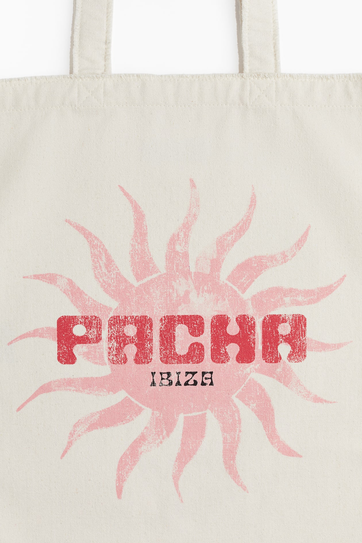 Printed Tote Bag - White/Pacha - Ladies | H&M US