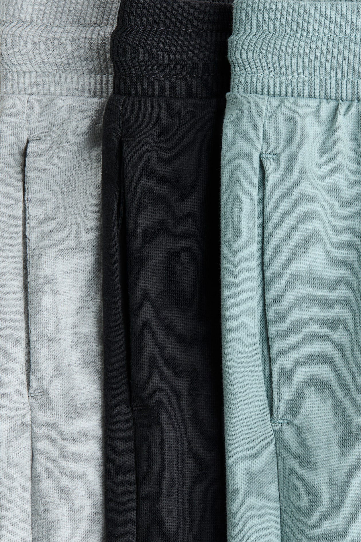 3-pack joggers - Light turquoise/Black - Kids | H&M GB