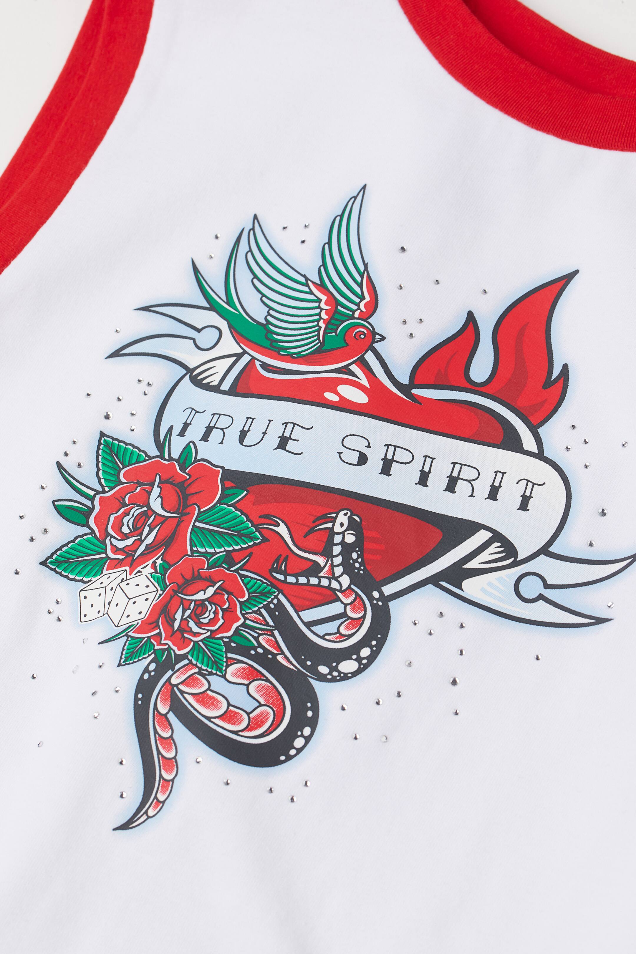 Crop Tank Top - White/True Spirit - Ladies | H&M CA