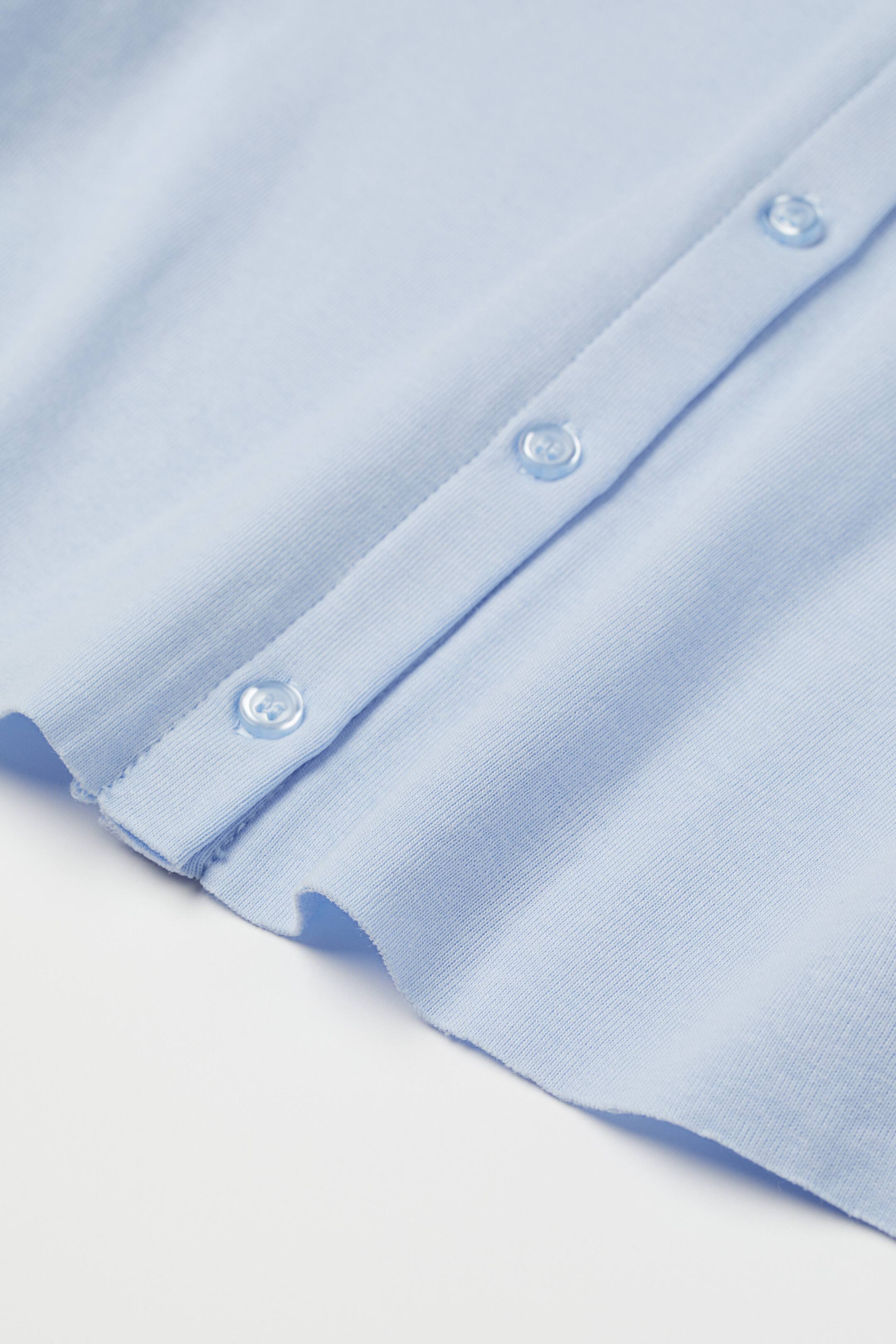 Top con botones - Azul claro - Ladies | H&M MX