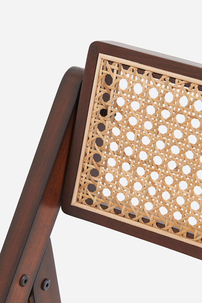 Wooden Folding Chair - Brown/rattan - Home All | H&M US