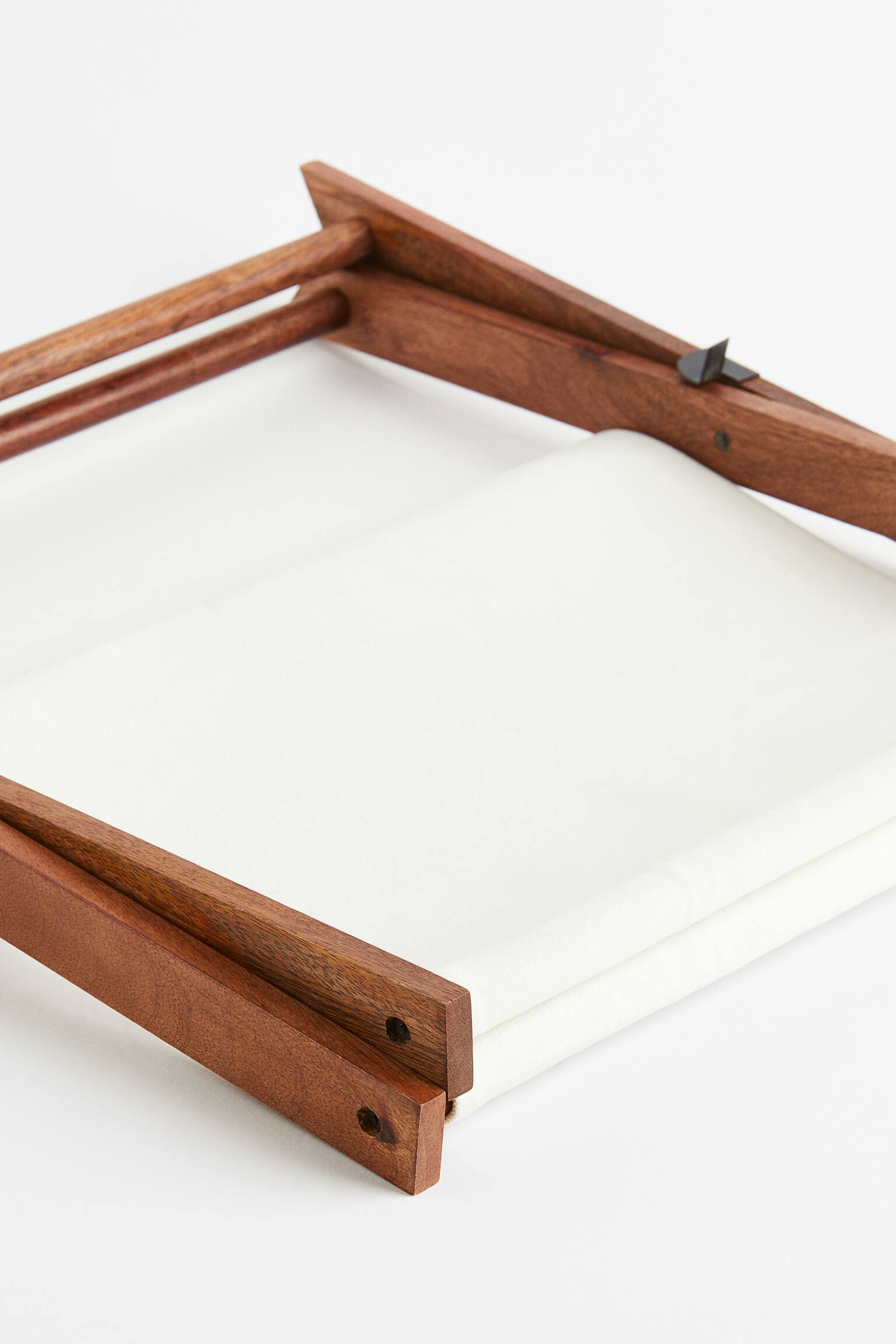 Mango wood and cotton magazine rack - Light beige - Home All | H&M IE