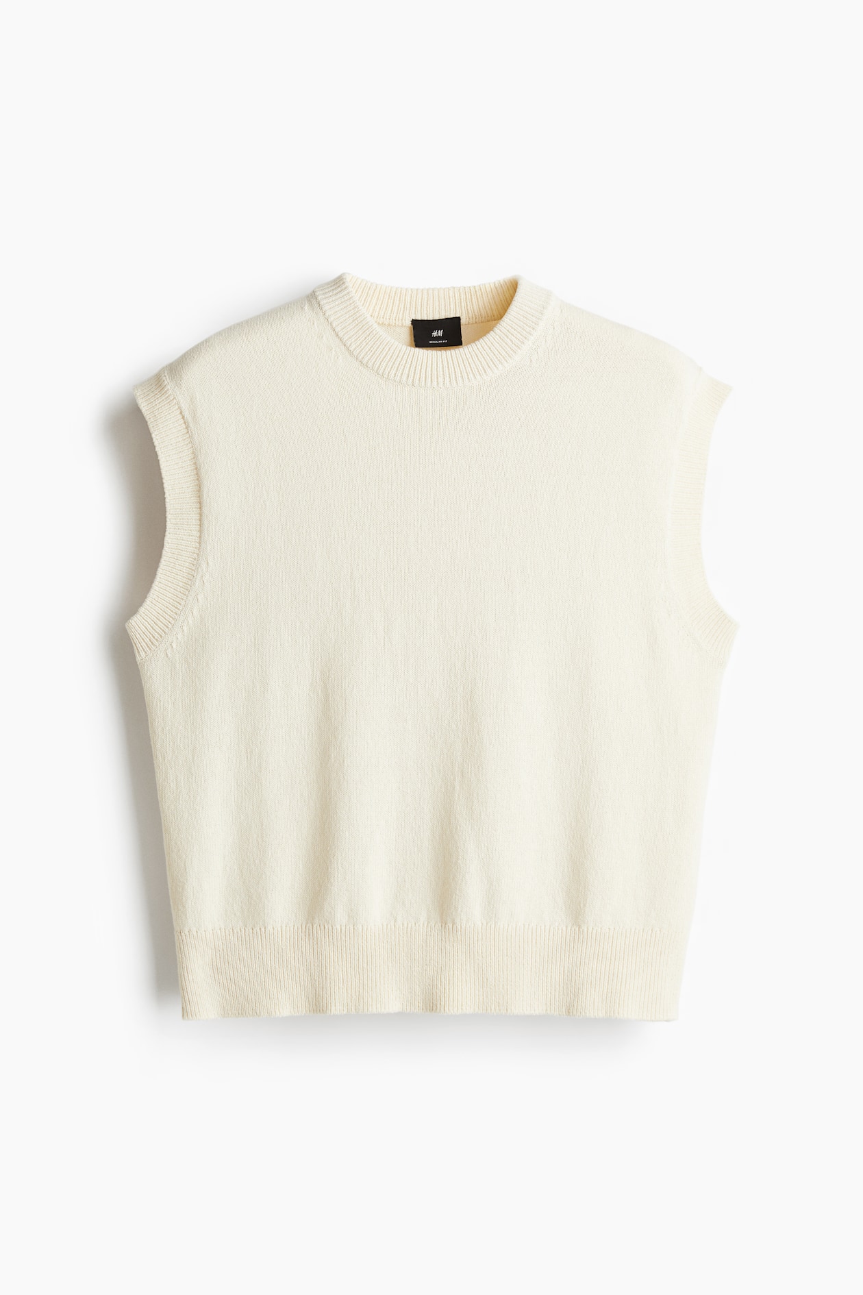 Regular-Fit Sweater Vest - Cream - Men | H&M US