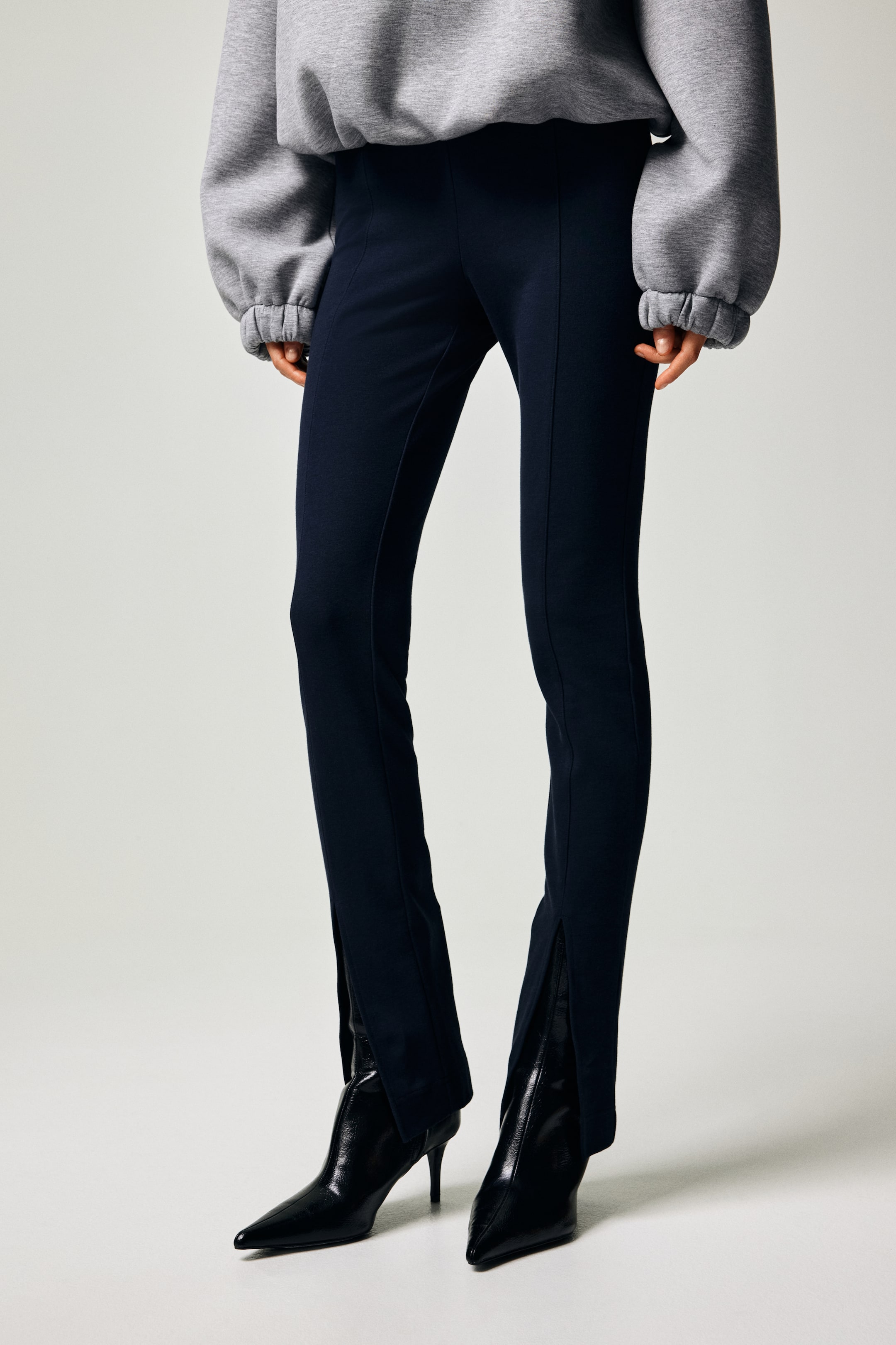 Ponte di Roma leggings - Navy blue - Ladies | H&M GB