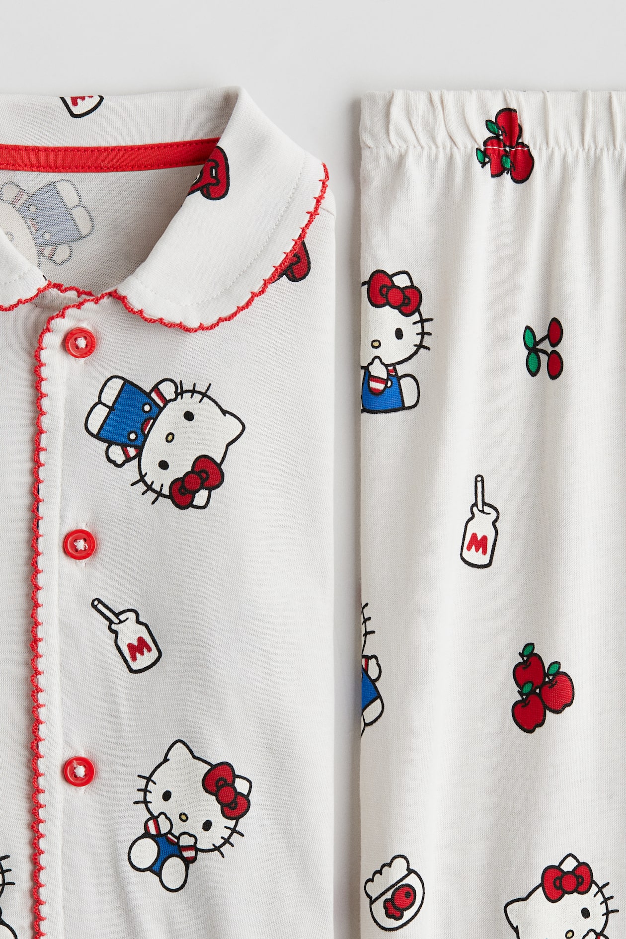 White/Hello Kitty Printed cotton pyjamas for kids | H&M GB