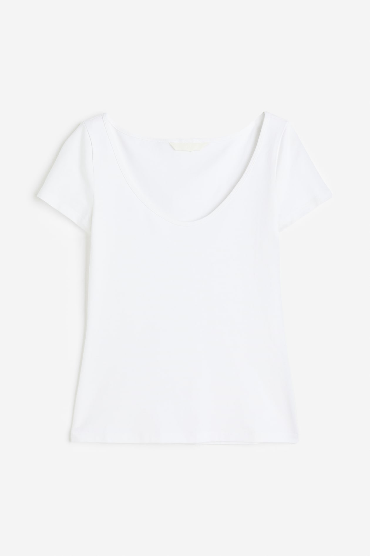 Women's White Fitted T-shirt | H&M GB