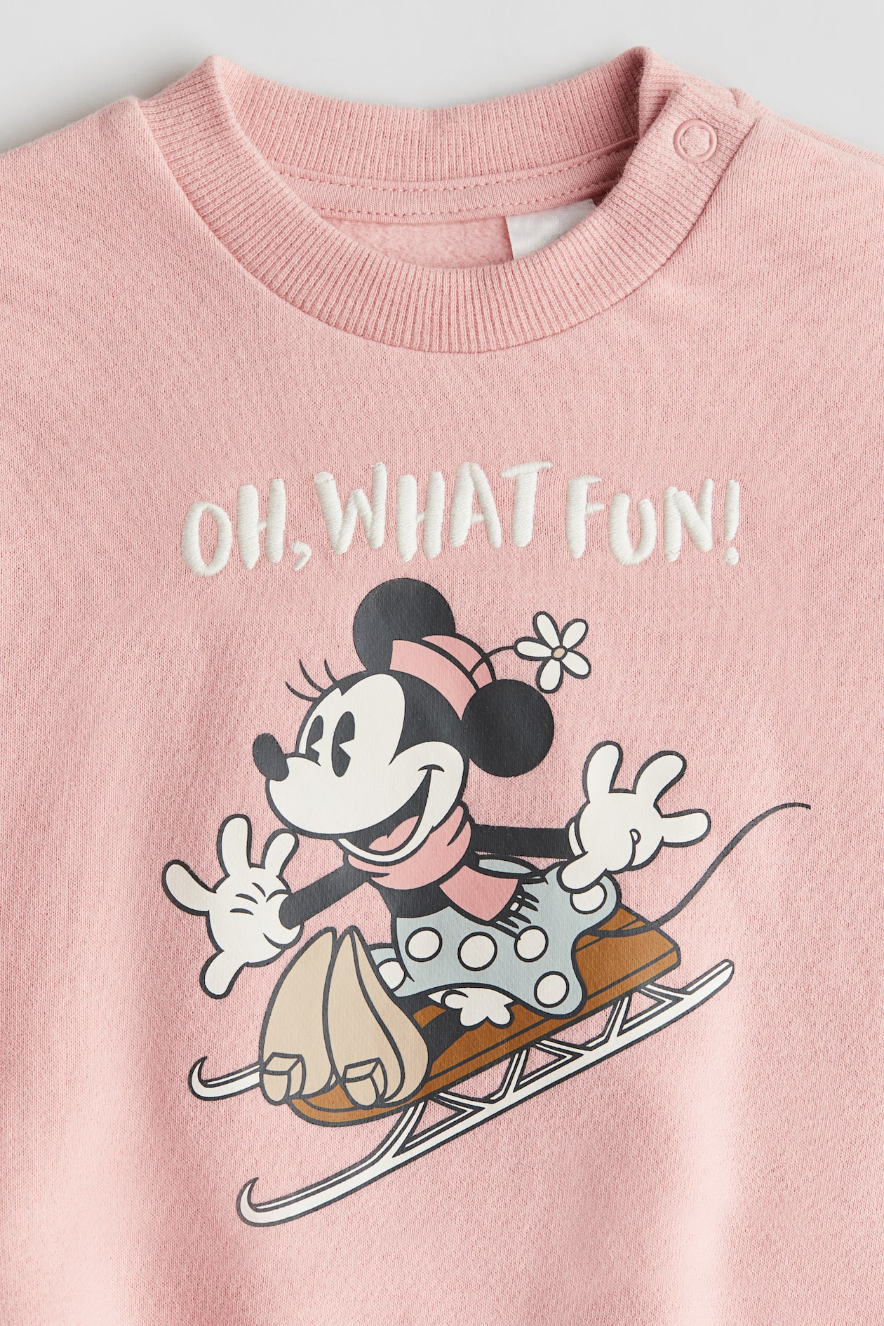 Sweatshirt with Printed Motif - Pink/Minnie Mouse - Kids | H&M US