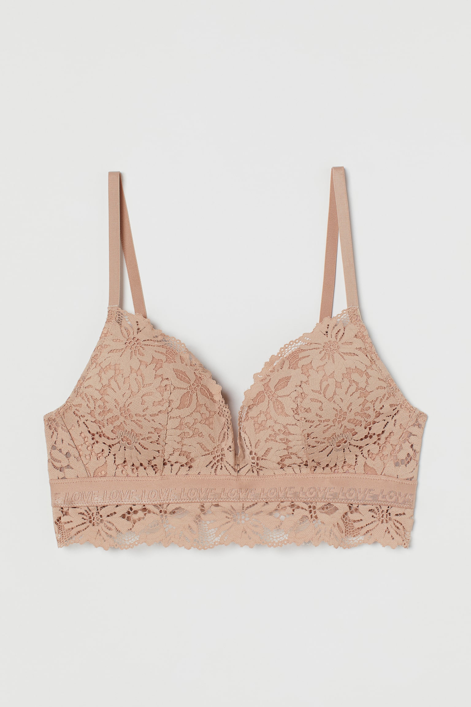 Push-up bralette - בז' בהיר - Ladies | H&M IL