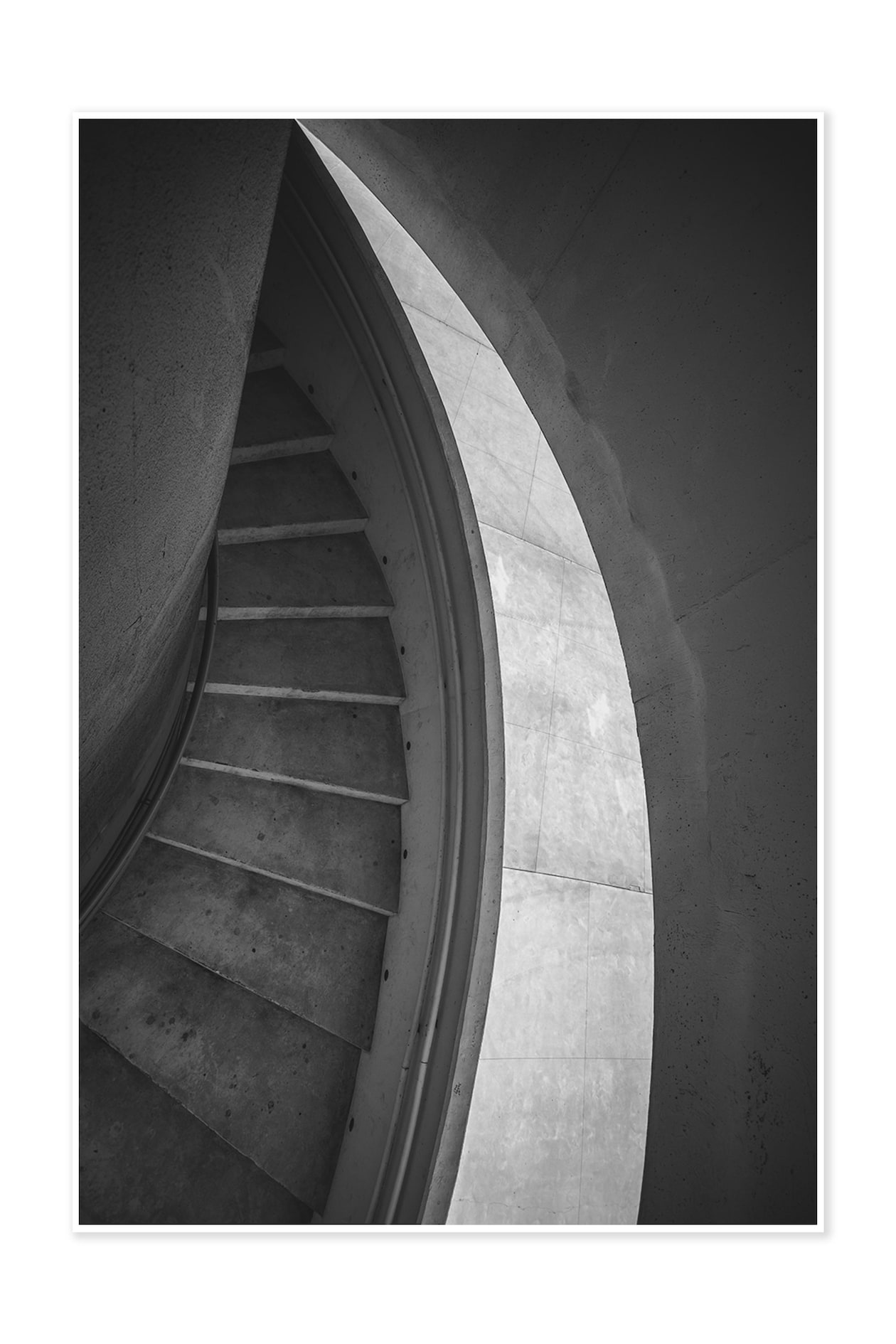 Monochrome Staircase Print - Modern - ABSTRACT HOUSE - Home All | H&M GB